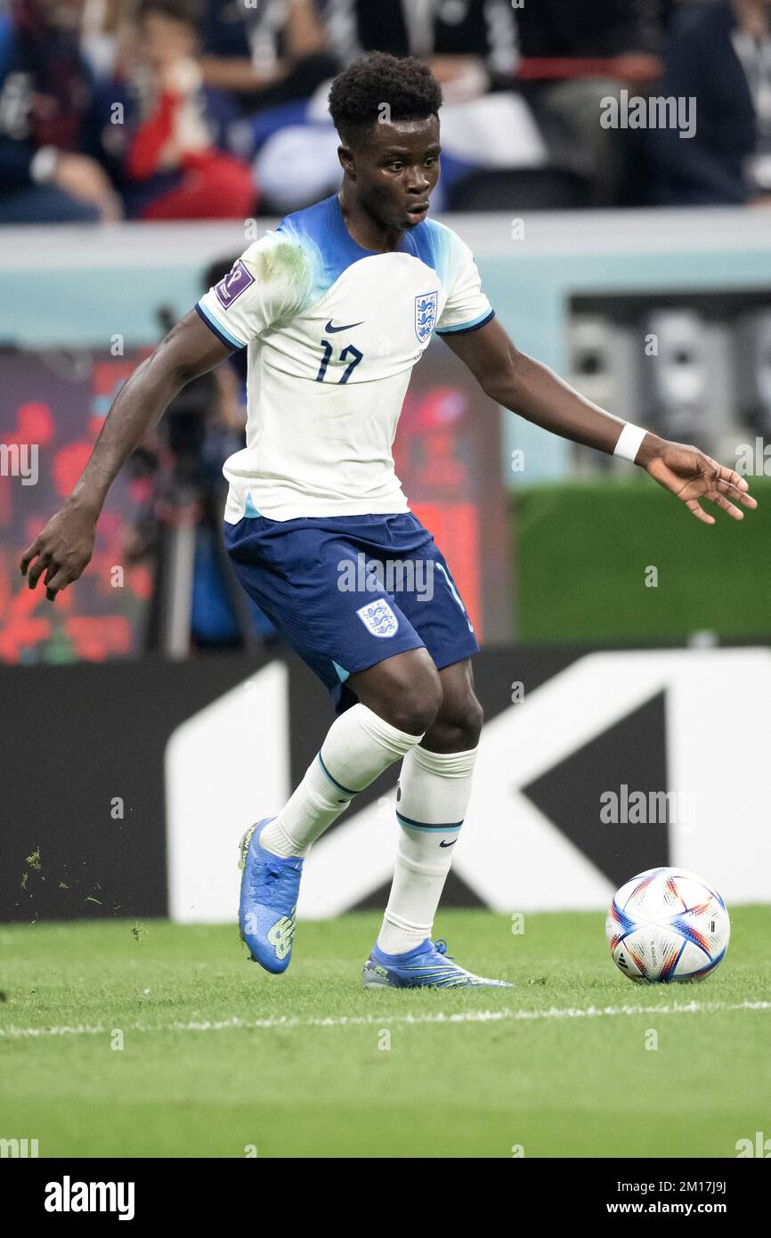 Bukayo Saka of England in action during the FIFA World Cup Qatar 2022 ...