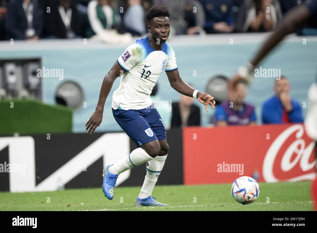 Bukayo Saka of England in action during the FIFA World Cup Qatar 2022 ...