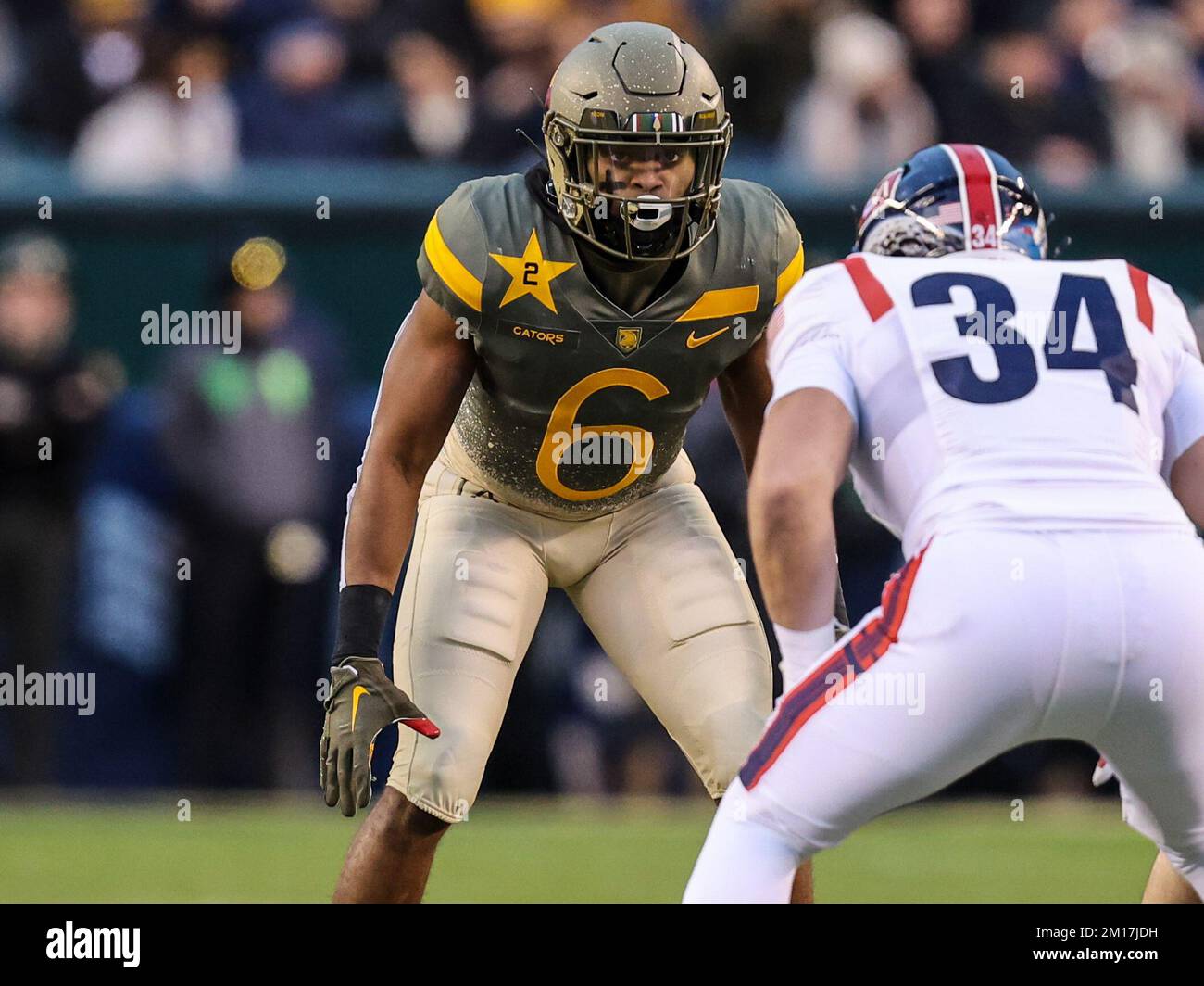 Philadelphia, PA, USA. 10th Dec, 2022. Army Black Knights defensive ...