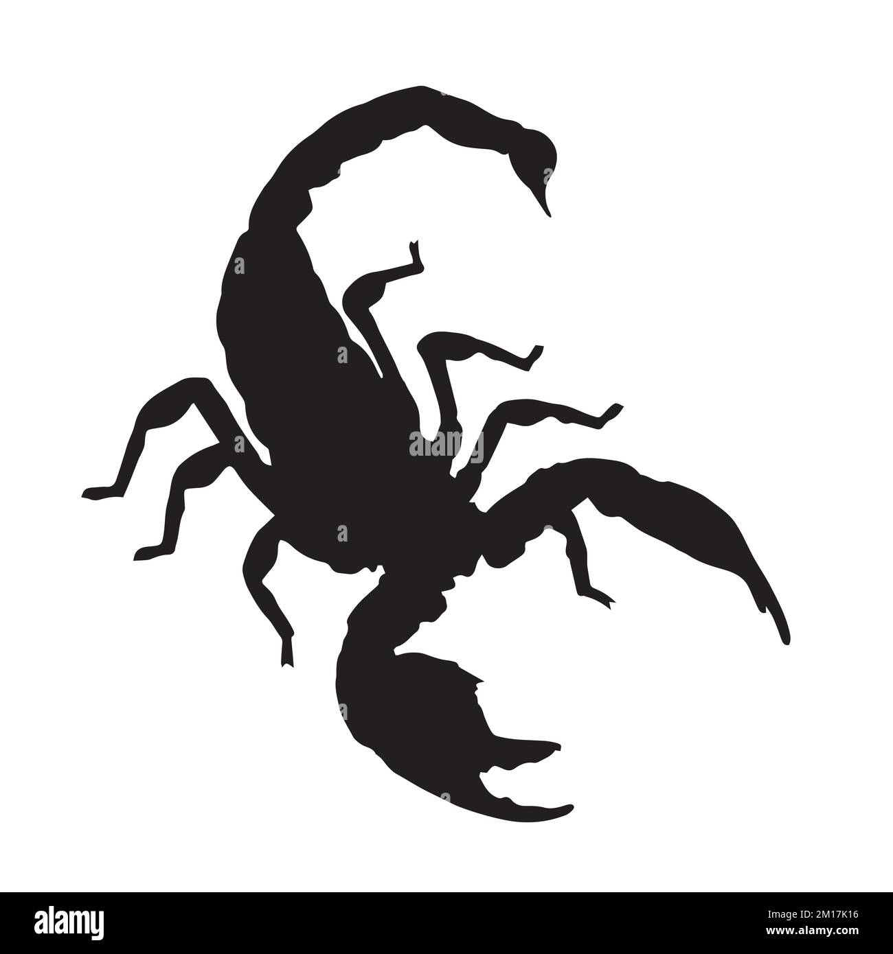 Vector Illustration of Scorpion Silhouette Stock Vector Image & Art - Alamy