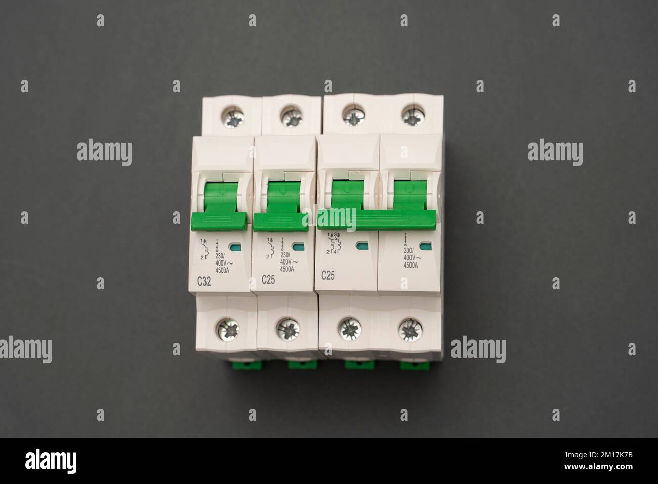 an electric automatic circuit breaker Stock Photo - Alamy