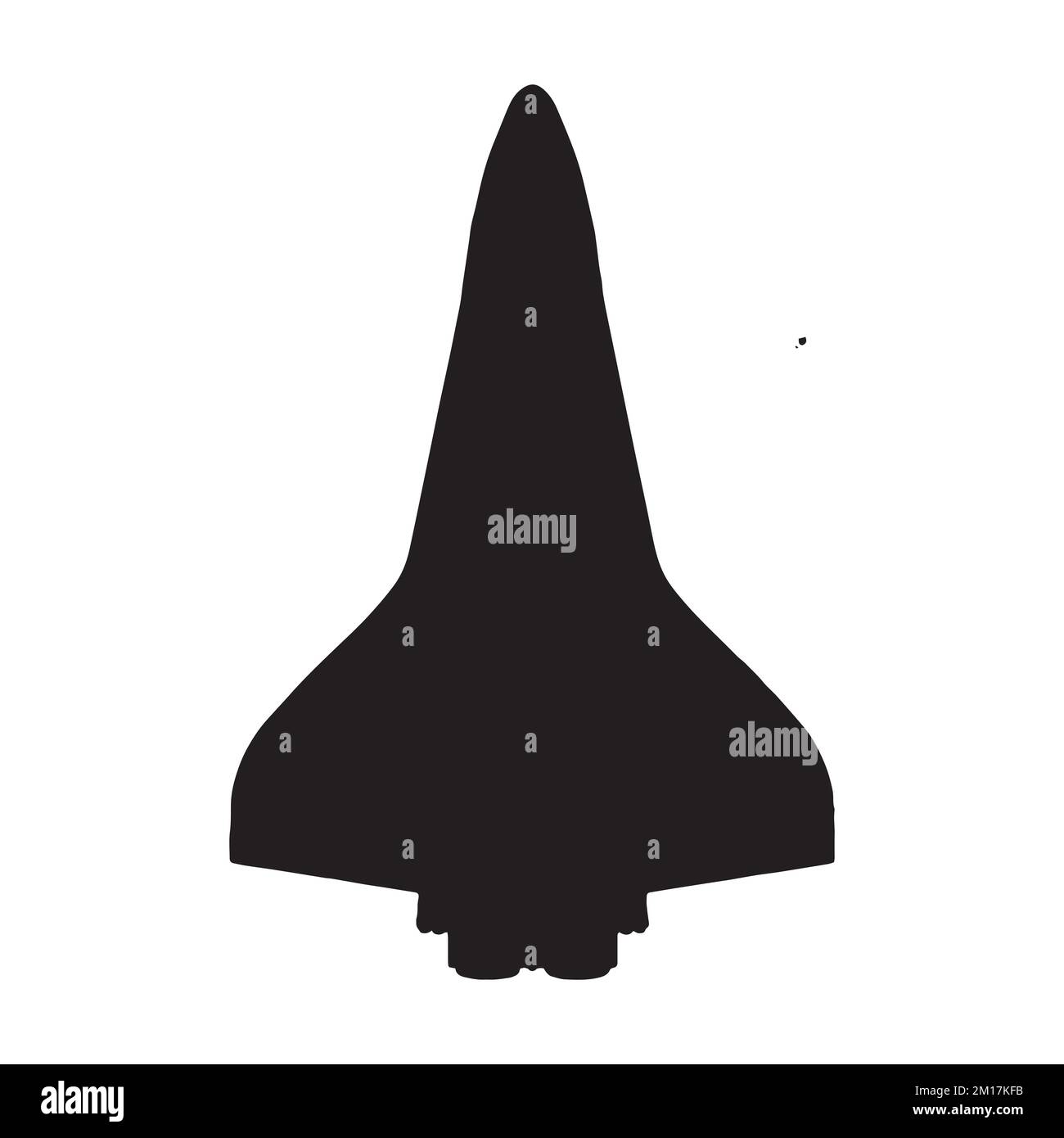 Vector Illustration of Space Shuttle Silhouette Stock Vector Image & Art - Alamy