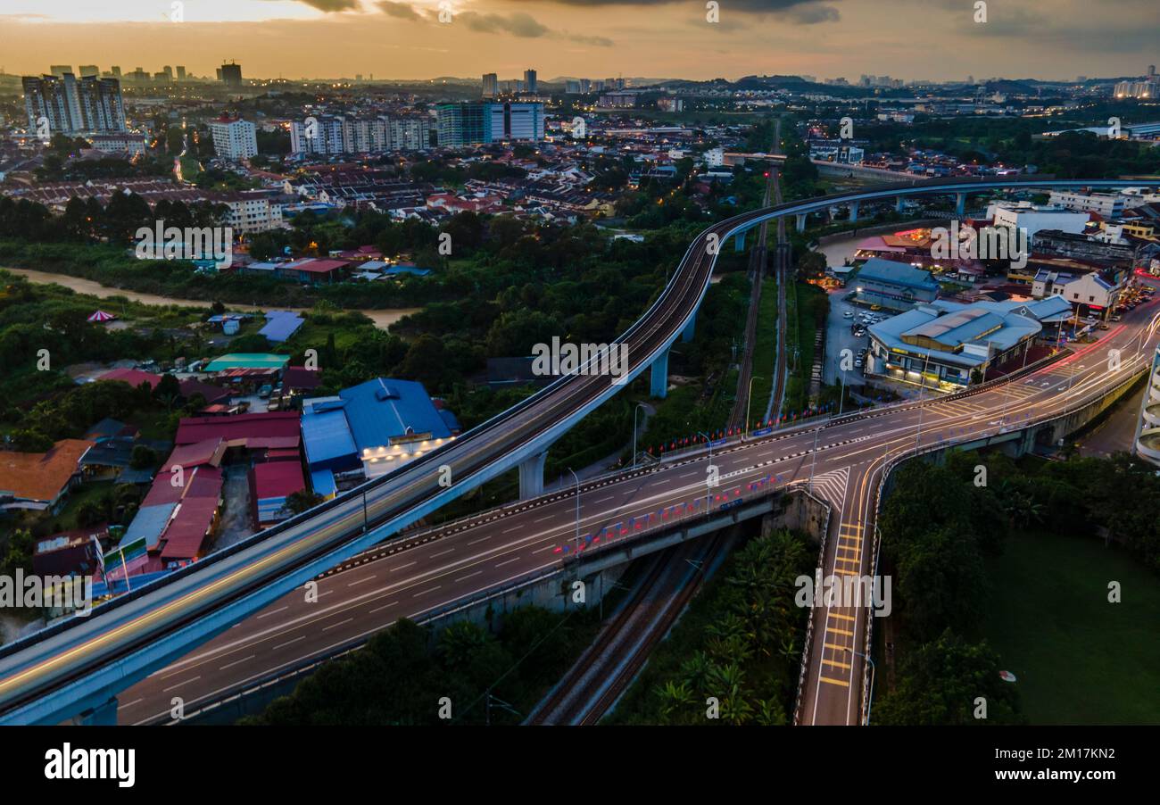 Malaysia MRT transportation system Stock Photo - Alamy