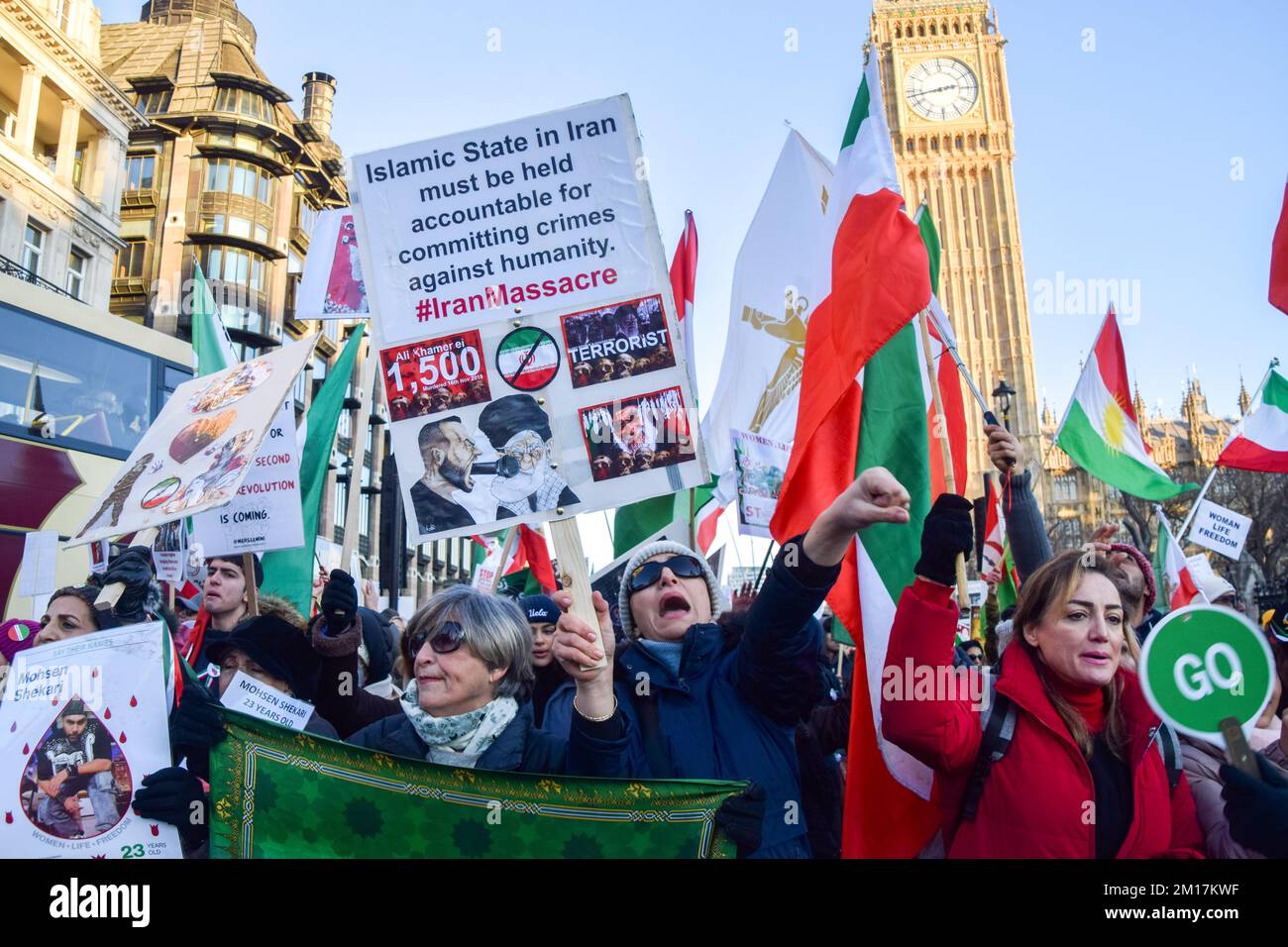 Iran regime change protest london hi-res stock photography and images ...
