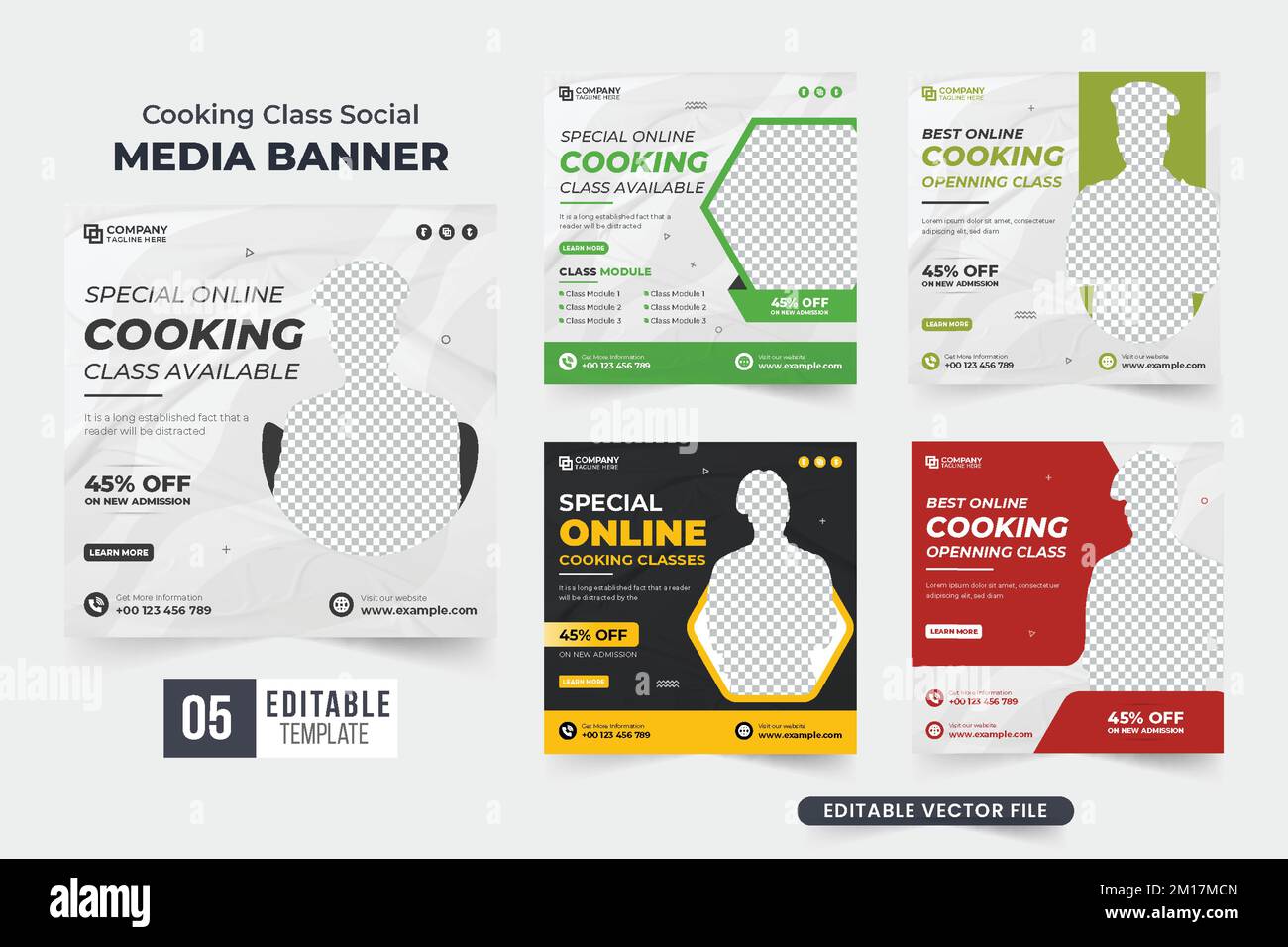 Chef training class social media post bundle for the restaurant ...