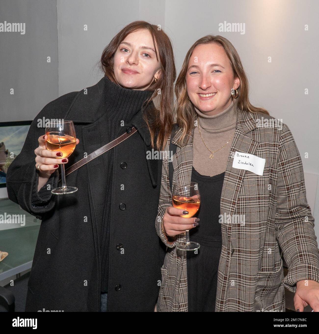 Helena Bulhumeur and Brooke Zindulka attend Veterinarians International Operation Take Action ...