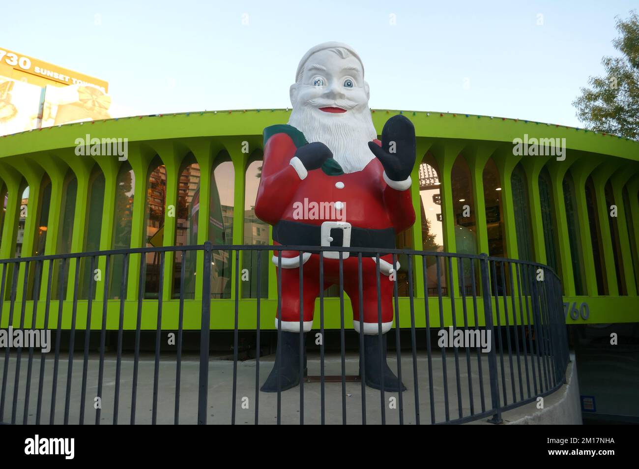 Los Angeles, California, USA 9th December 2022 A general view of atmosphere of Santa Claus on ...