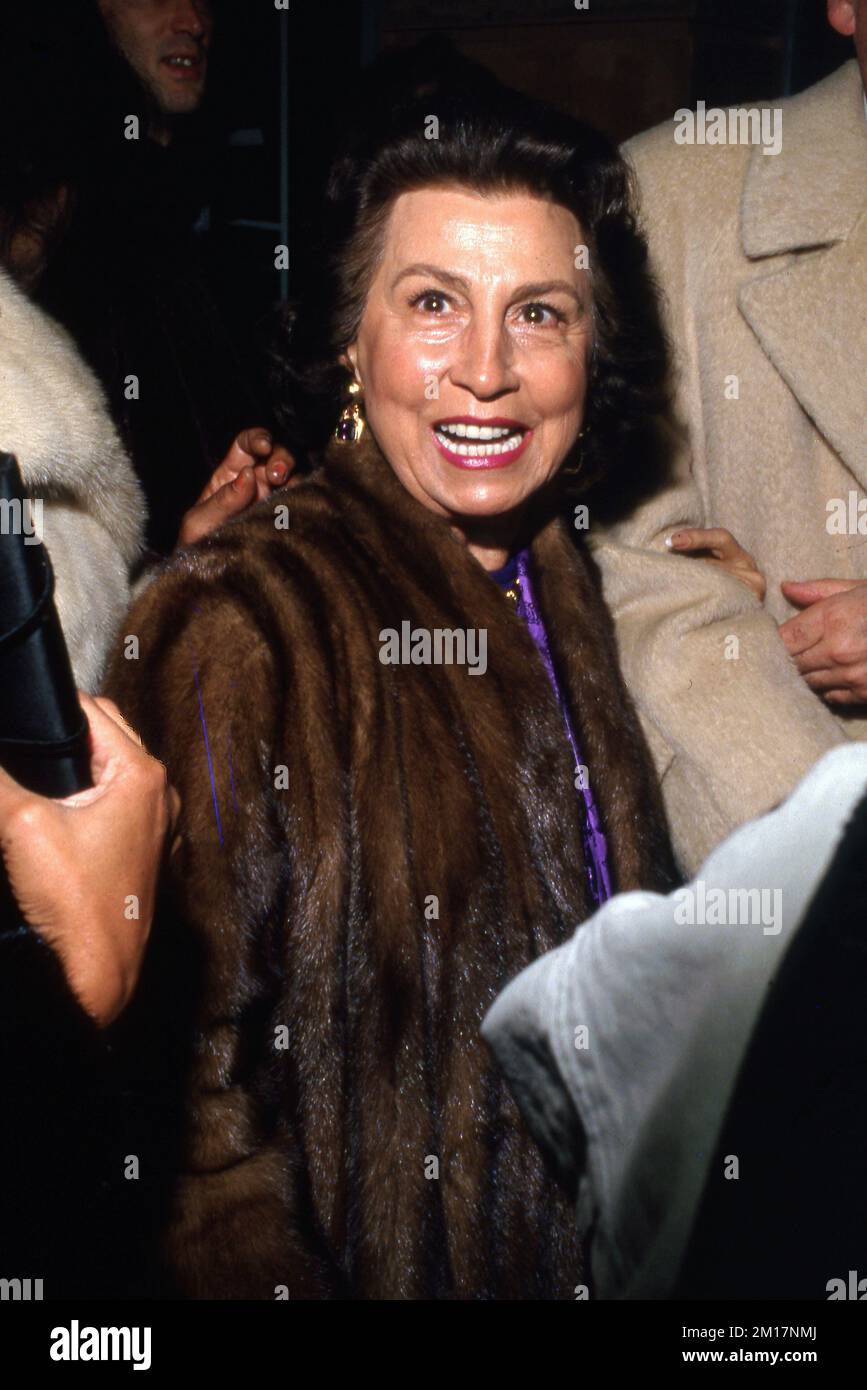 Nancy Sinatra Circa 1980's Credit: Ralph Dominguez/MediaPunch Stock ...