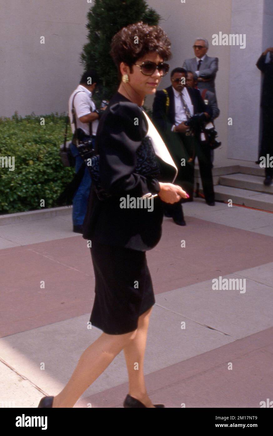 Tina Sinatra at the Funeral for Sammy Davis Jr. - May 18, 1990 at ...