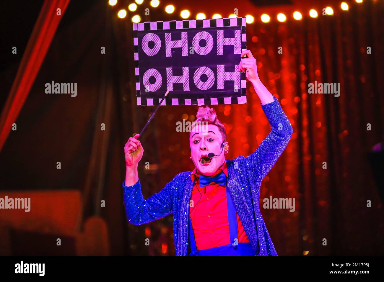 December 7, 2022, Palermo, Italy: Patti the Clown during his show at ...