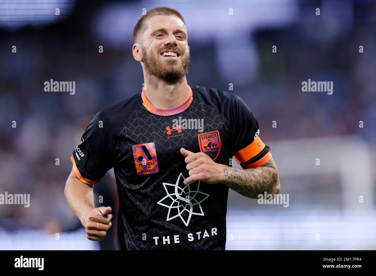 Sydney, Australia. 10th Dec, 2022. Luke Brattan of Sydney FC looks on ...