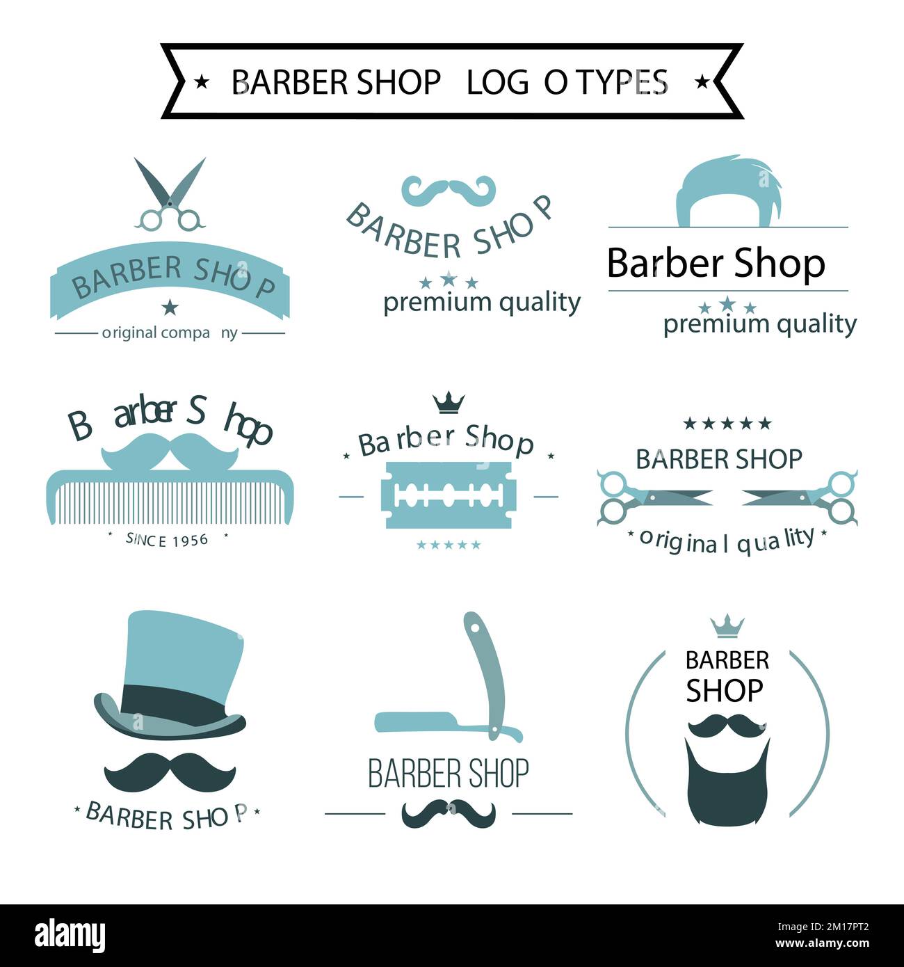 Logo templates and icons hi-res stock photography and images - Alamy