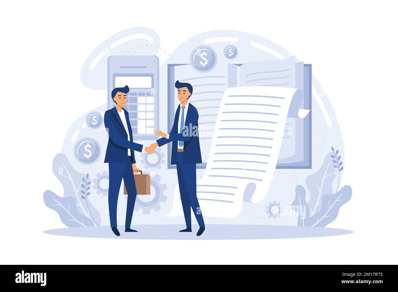 Financial documents and forms, paperwork. Accountant appointment ...