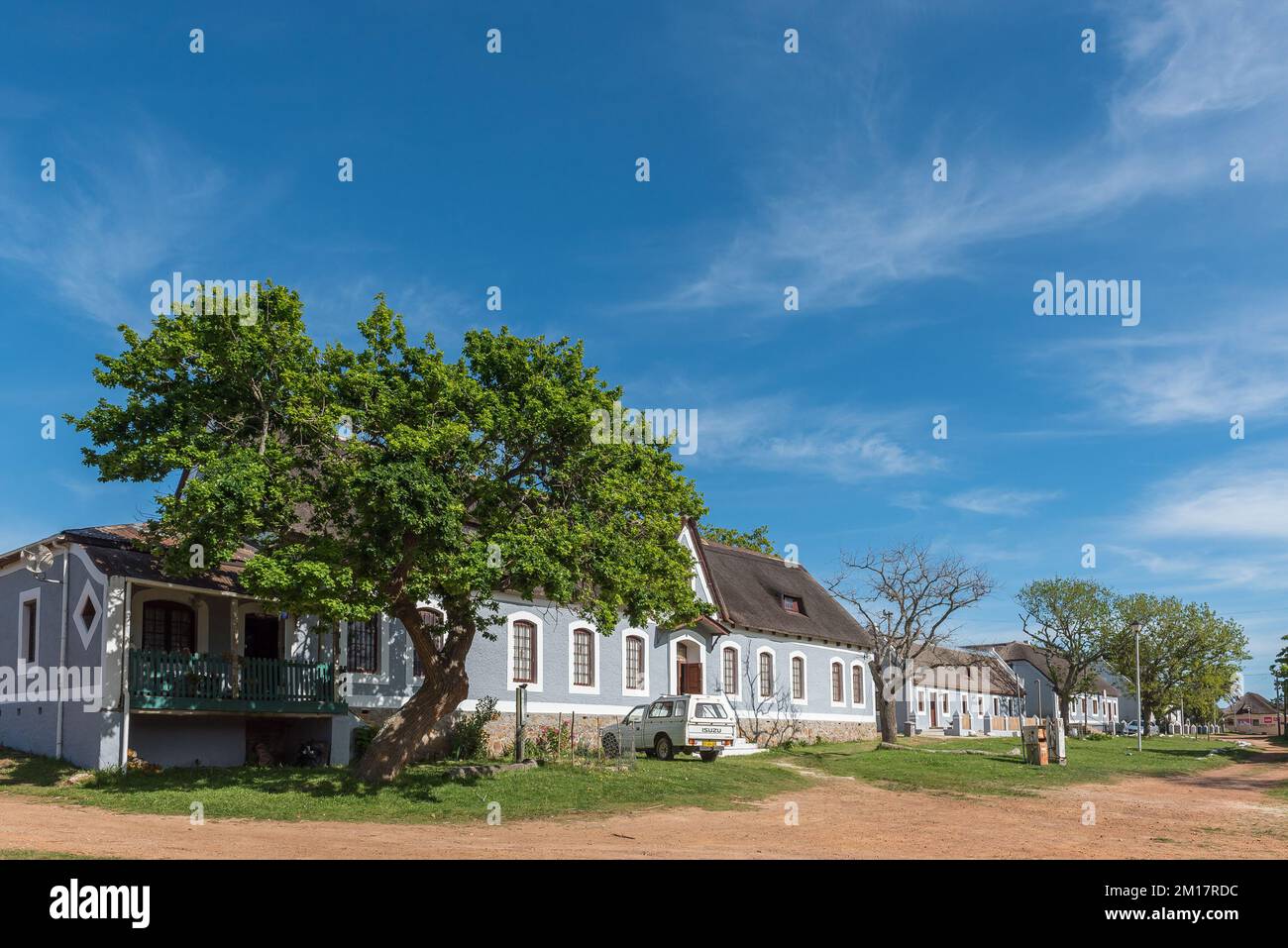 Elim, South Africa - Sep 21, 2022: A street scene, with the heritage ...