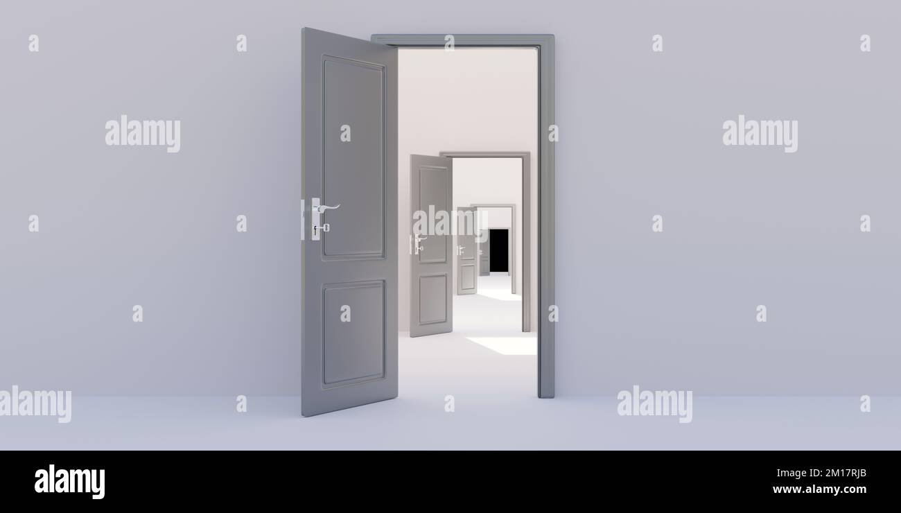 Doors open entrance hi-res stock photography and images - Alamy