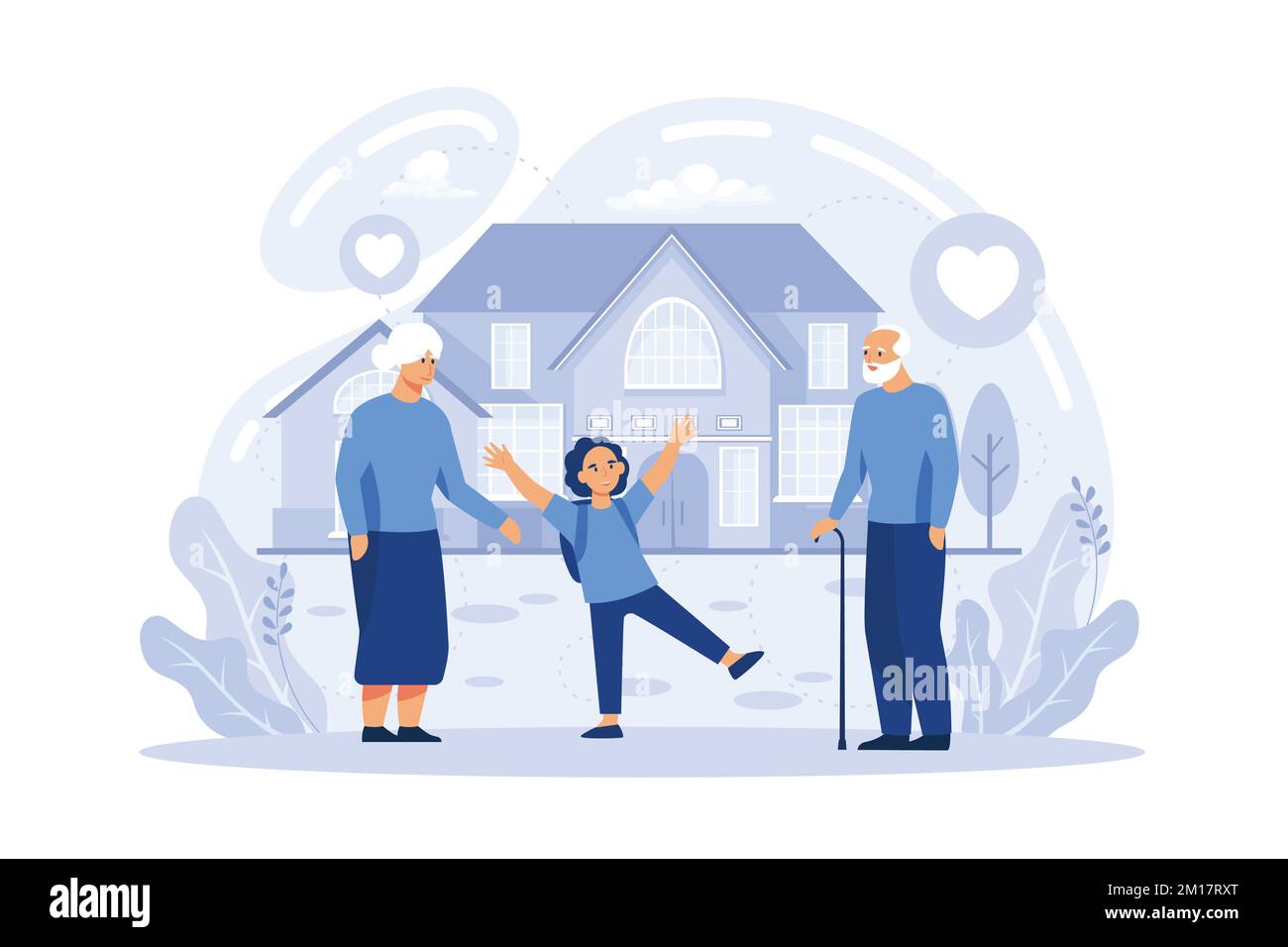 Stepfather daughter Stock Vector Images - Alamy