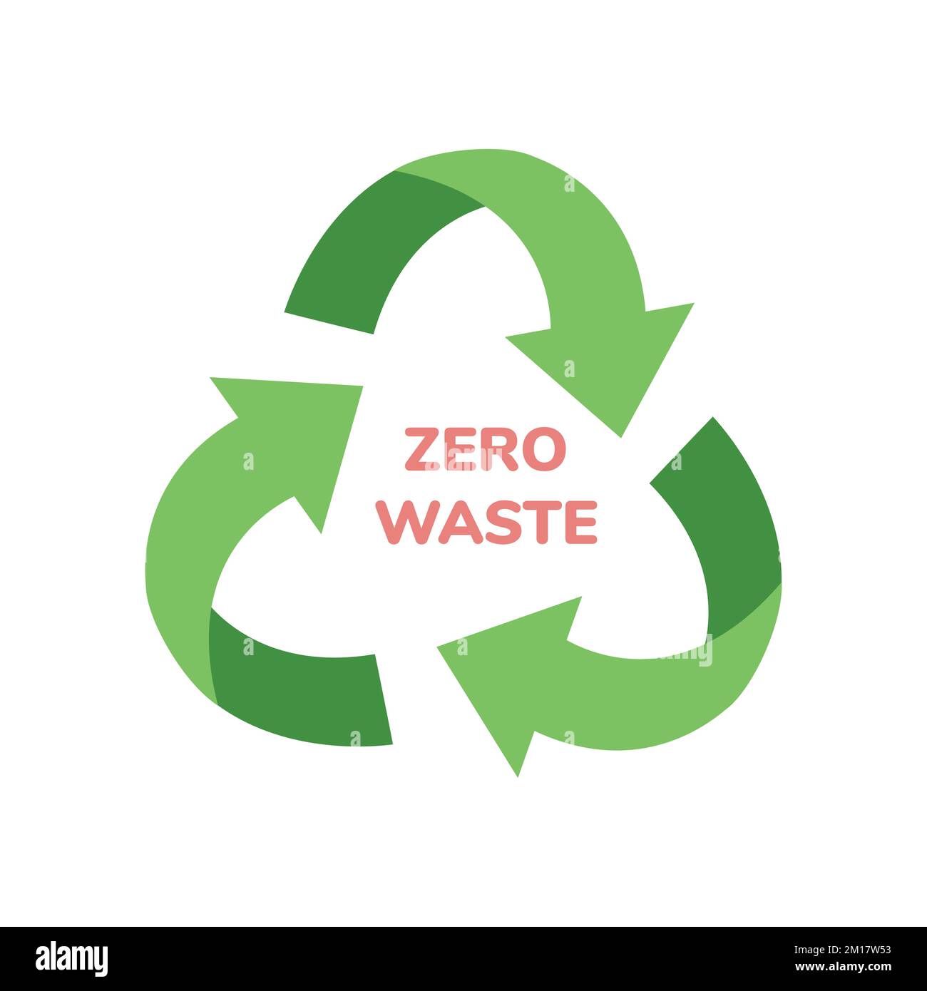 Zero waste sign, logo, symbol. zero waste, conscious consumption ...