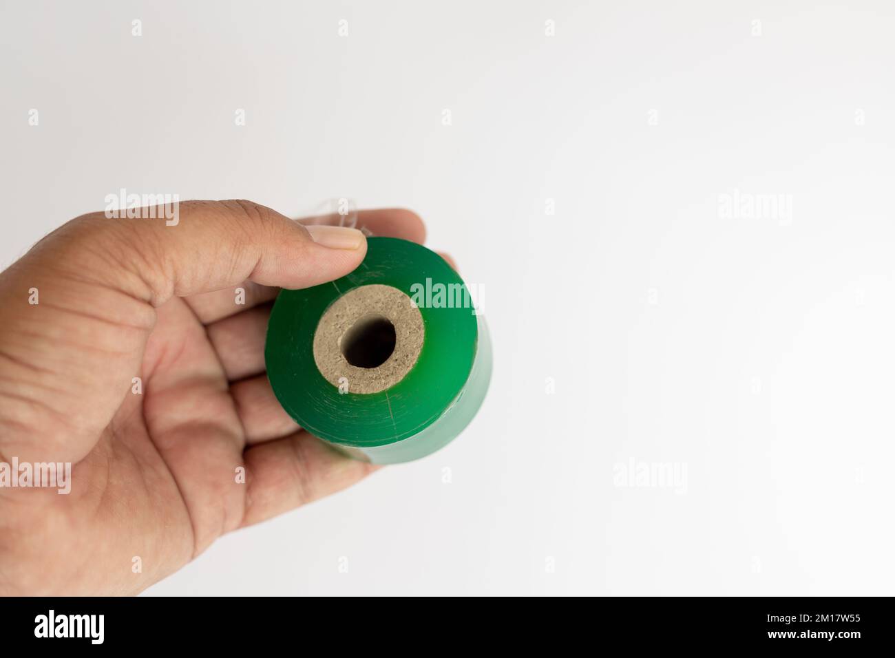 Graft film transparent roll for binding plants grafts holding in hand ...