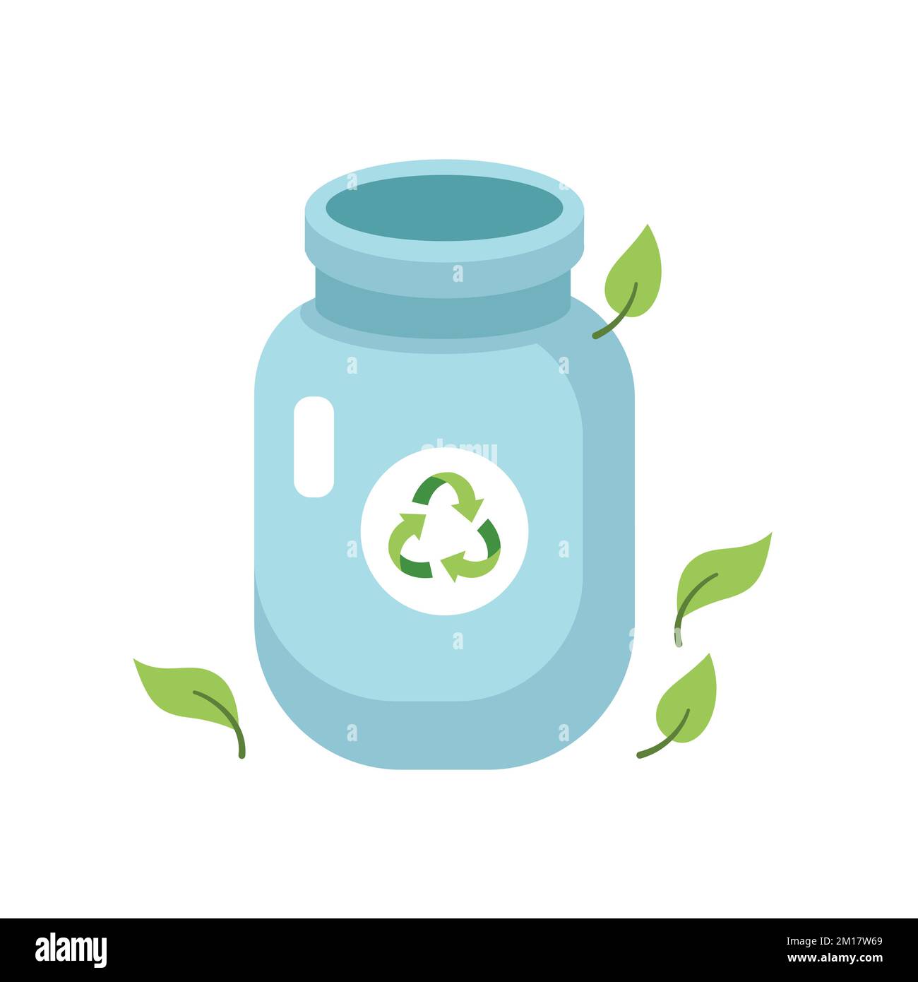 Reusable glass jar. Sustainable lifestyle, zero waste, ecological ...