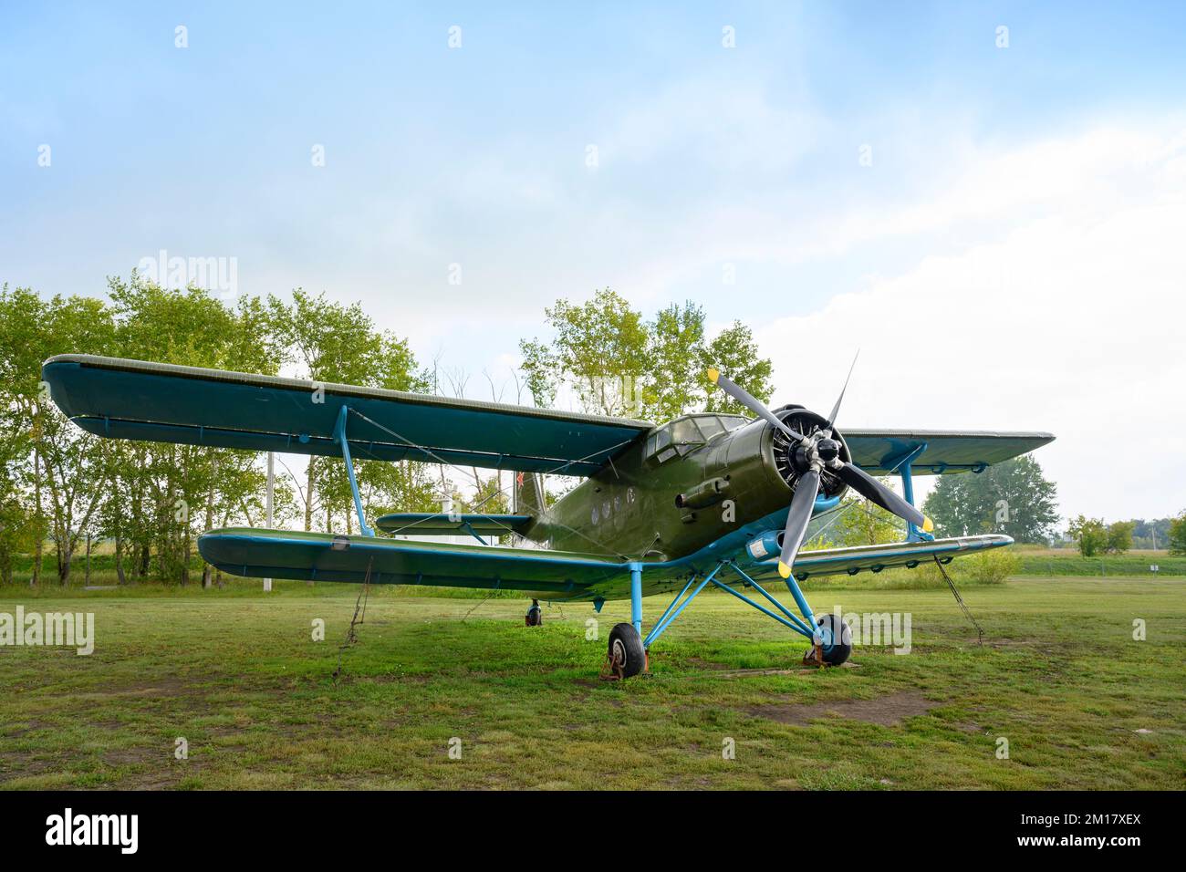 The famous Russian light propeller biplane aircraft developed in the ...