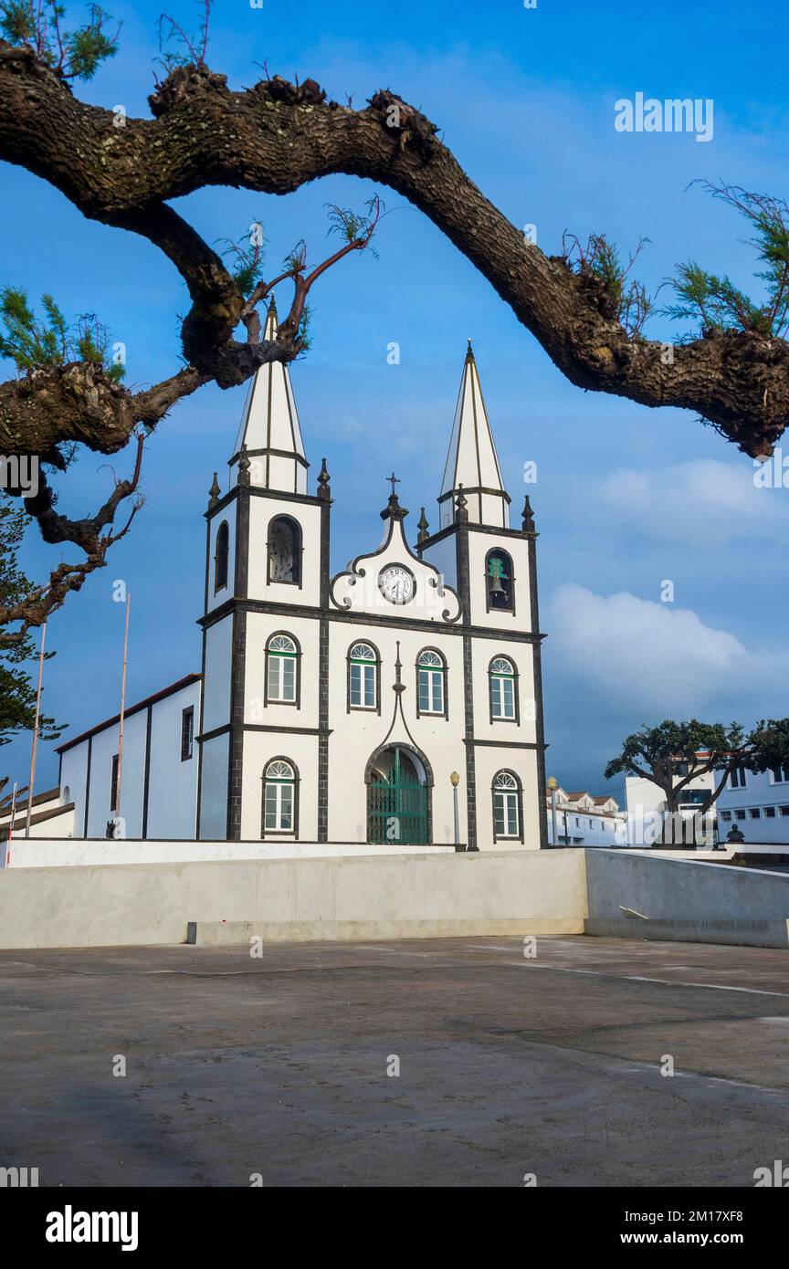 Church of Santa Maria, Island of Pico, Azores, Portugal, Europe Stock ...