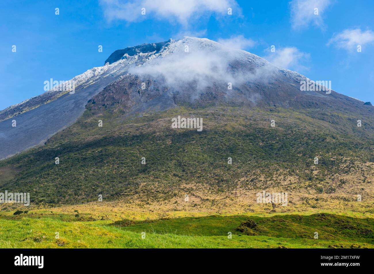 Ponta do Pico highest mountain of Portugal, Island of Pico, Azores ...