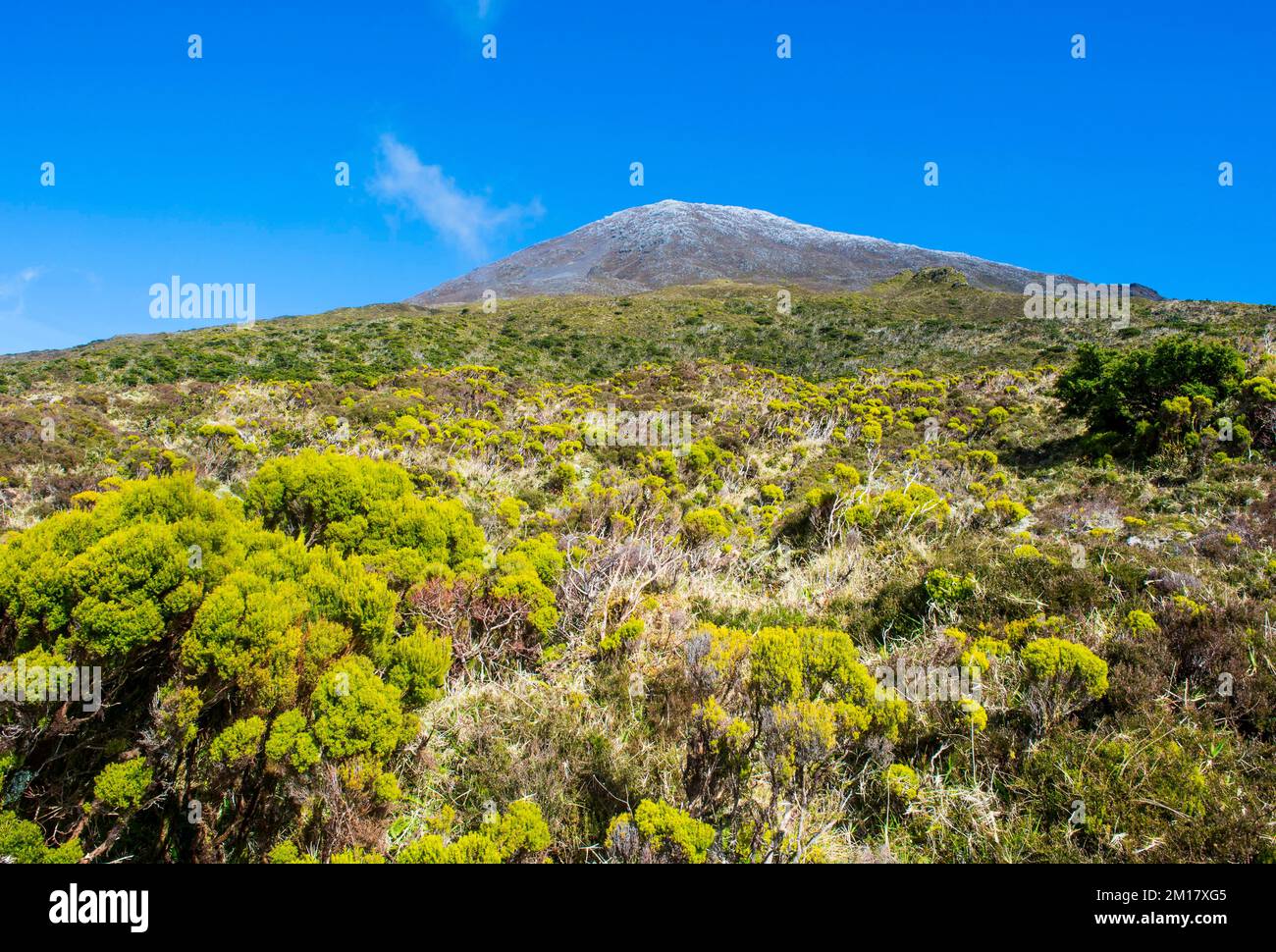 Ponta do Pico highest mountain of Portugal, Island of Pico, Azores ...