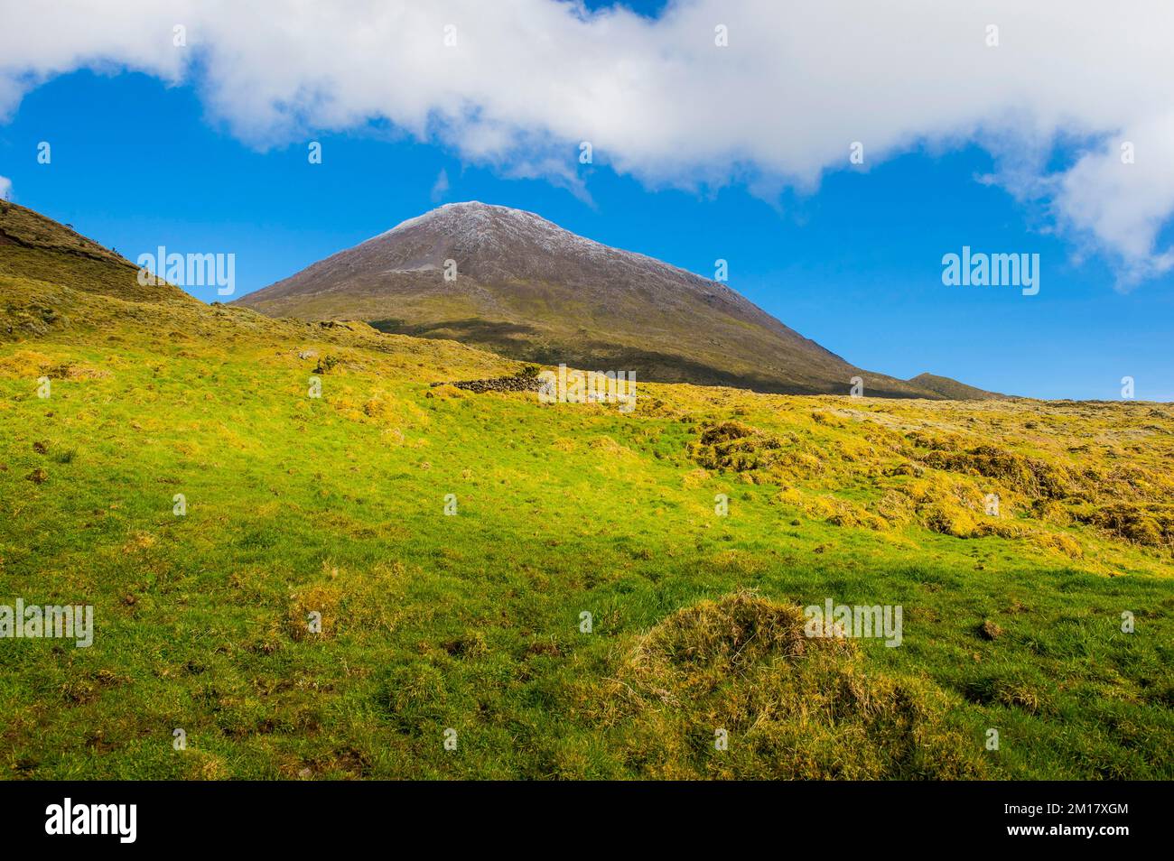 Ponta do Pico highest mountain of Portugal, Island of Pico, Azores ...