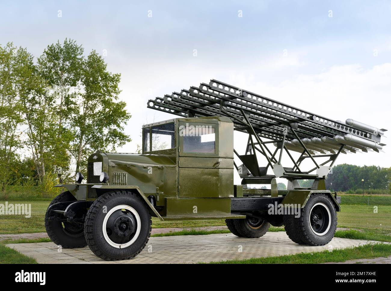 The famous multiple launch rocket system mounted on a car was developed ...