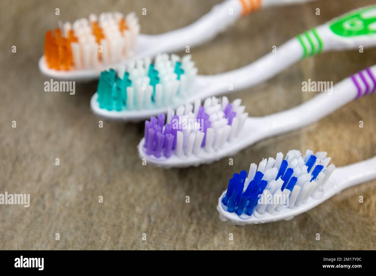 Colorful toothbrushes hi-res stock photography and images - Alamy