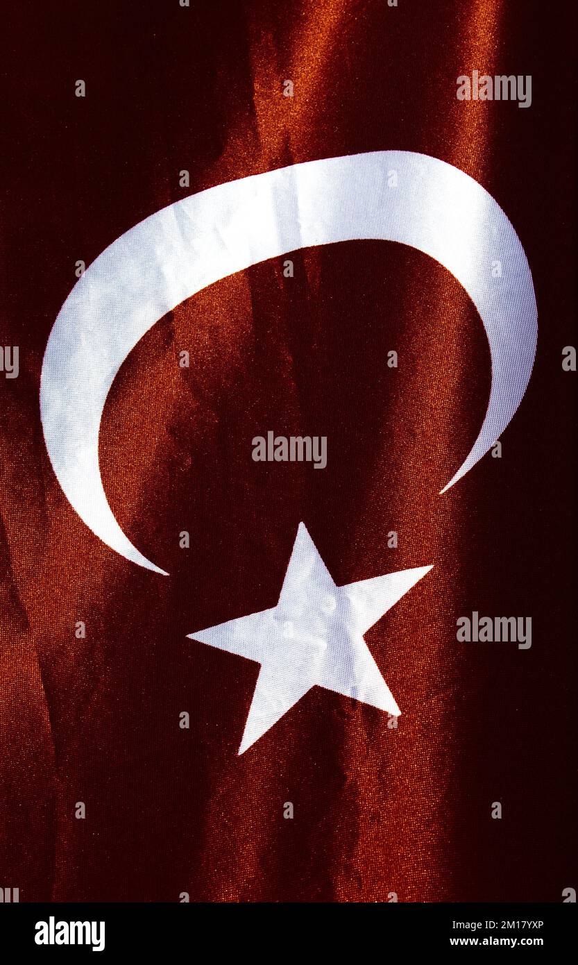 Close up national turkish flag hi-res stock photography and images - Alamy