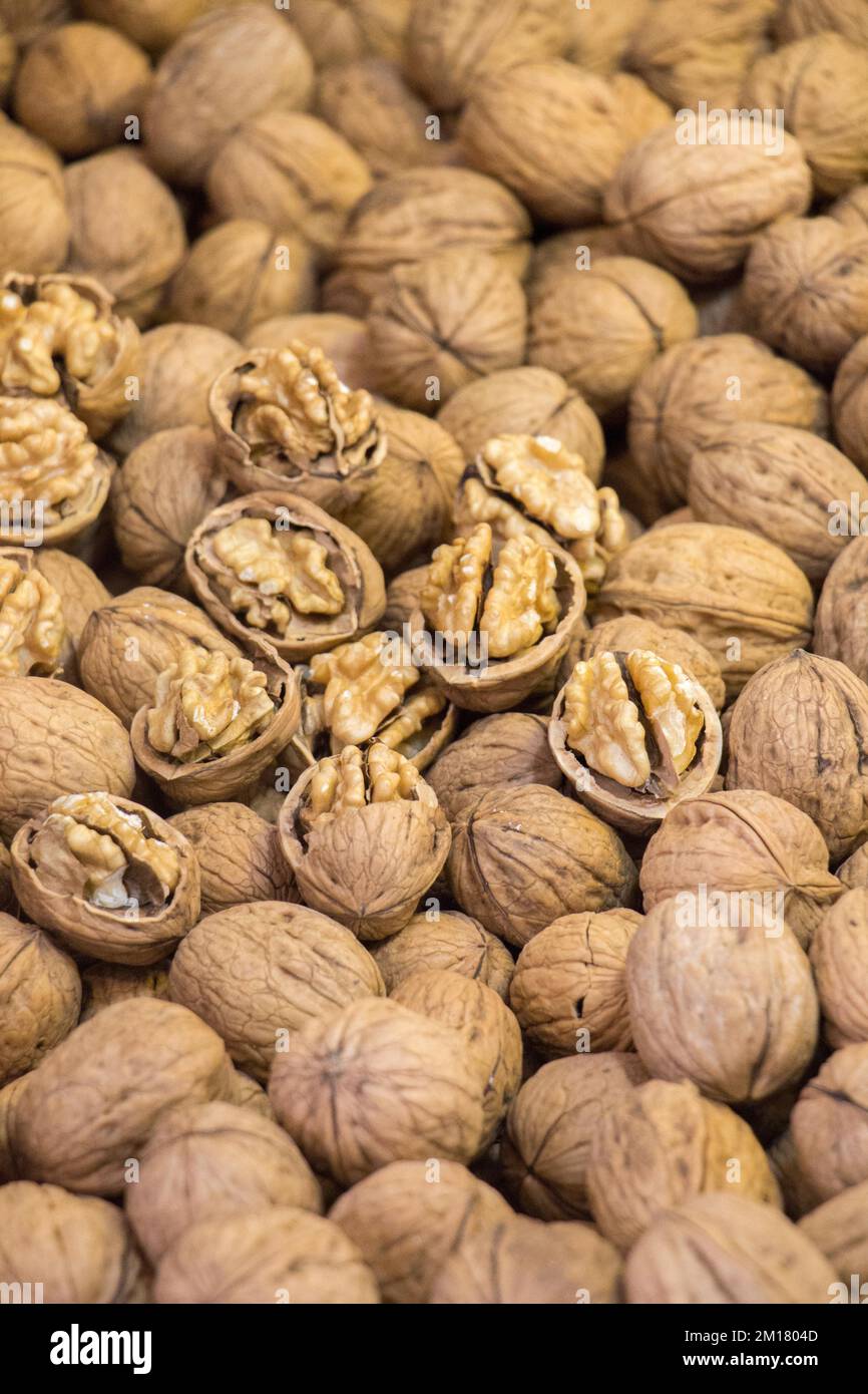 Walnut pile hi-res stock photography and images - Alamy
