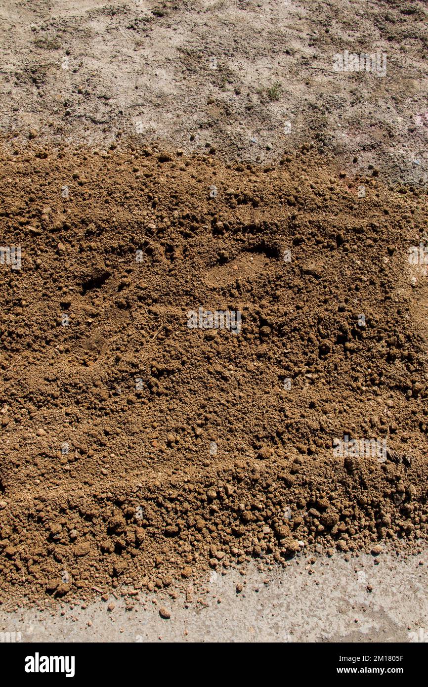 Soil surface as a background texture Stock Photo - Alamy