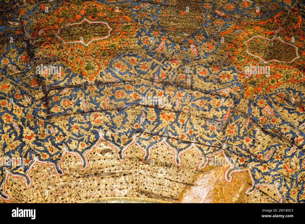 Floral art pattern example of the Ottoman time Stock Photo - Alamy