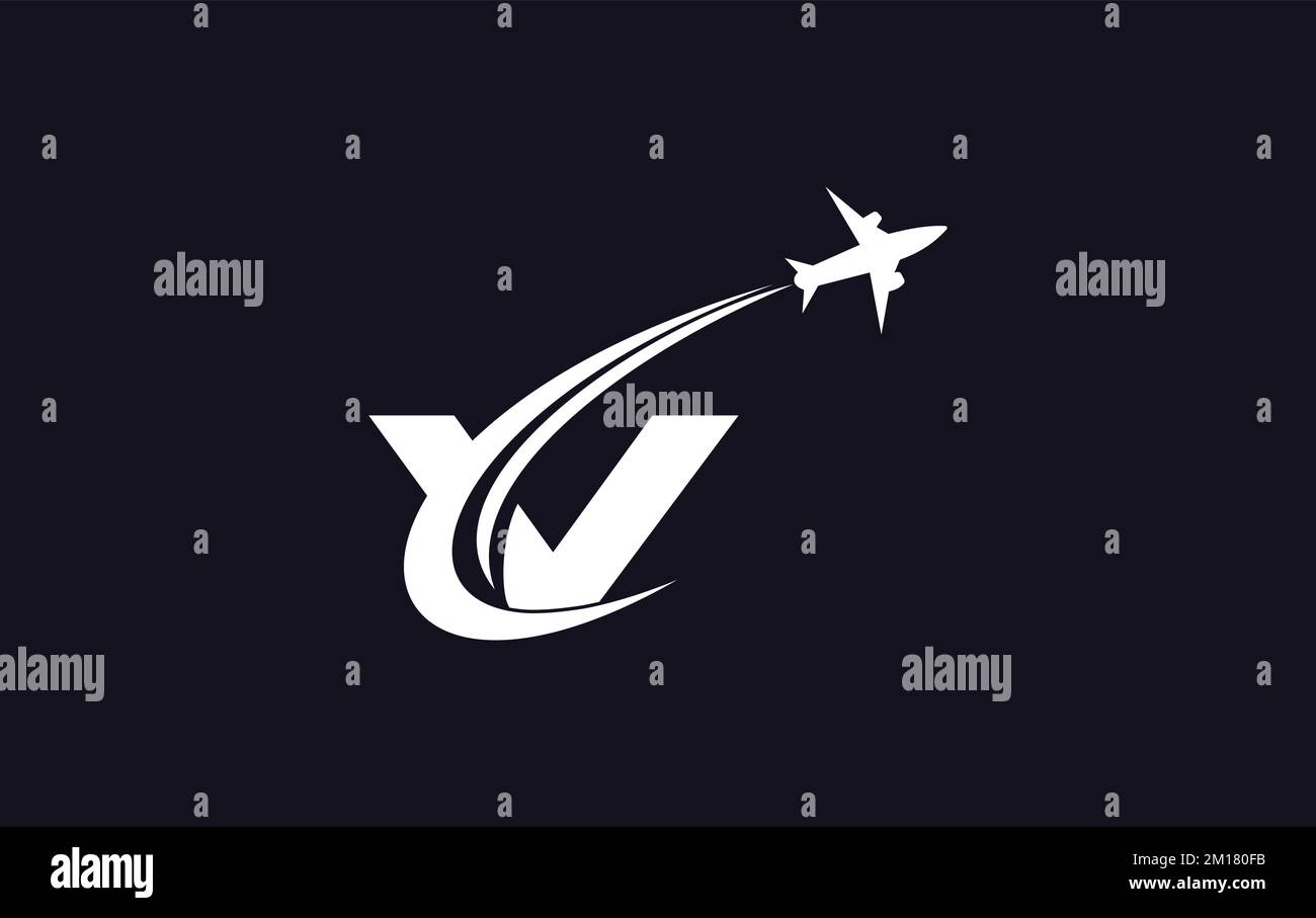 Aviation company logo designs Stock Vector Images - Alamy