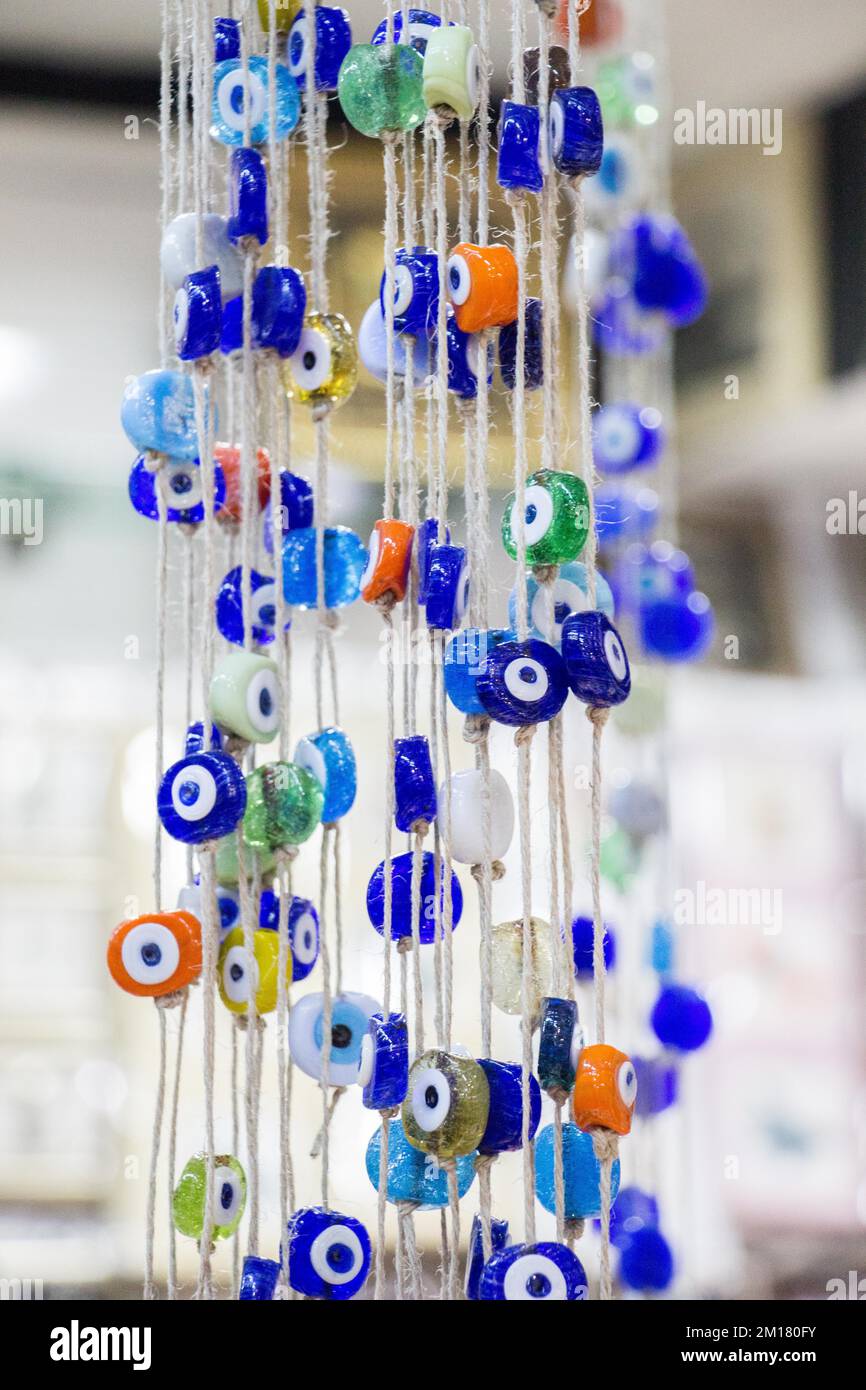 Evil eye bead as Amulet souvenir from Turkey Stock Photo - Alamy