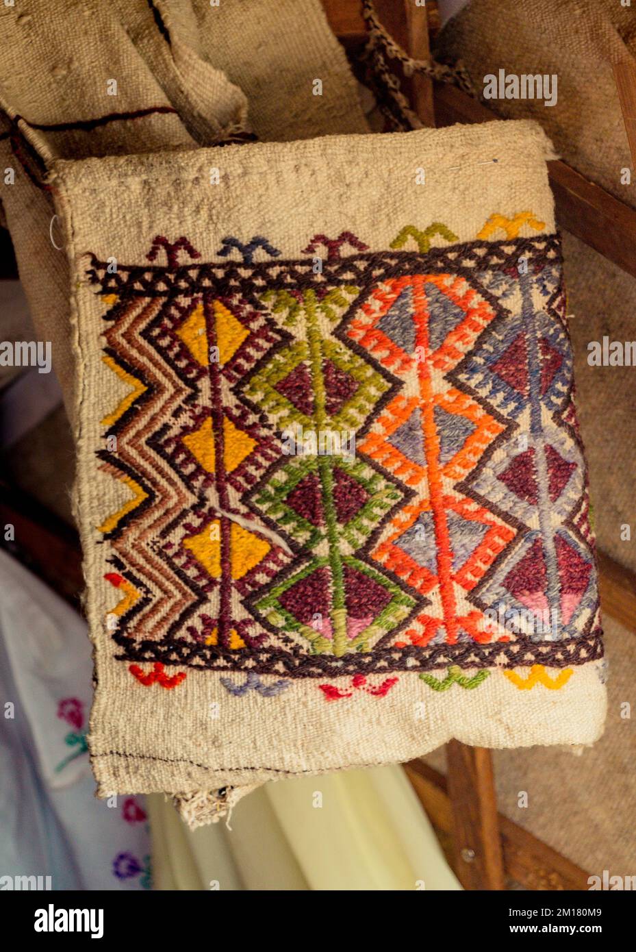 Old hand made carpet and rugs of traditional types Stock Photo - Alamy