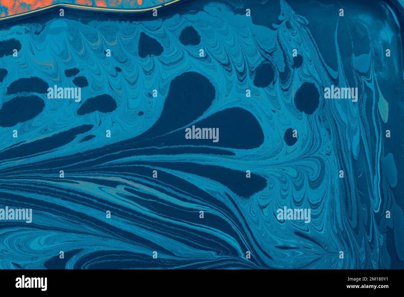Ebru marbling handmade art, traditional Ebru technique. abstract ...