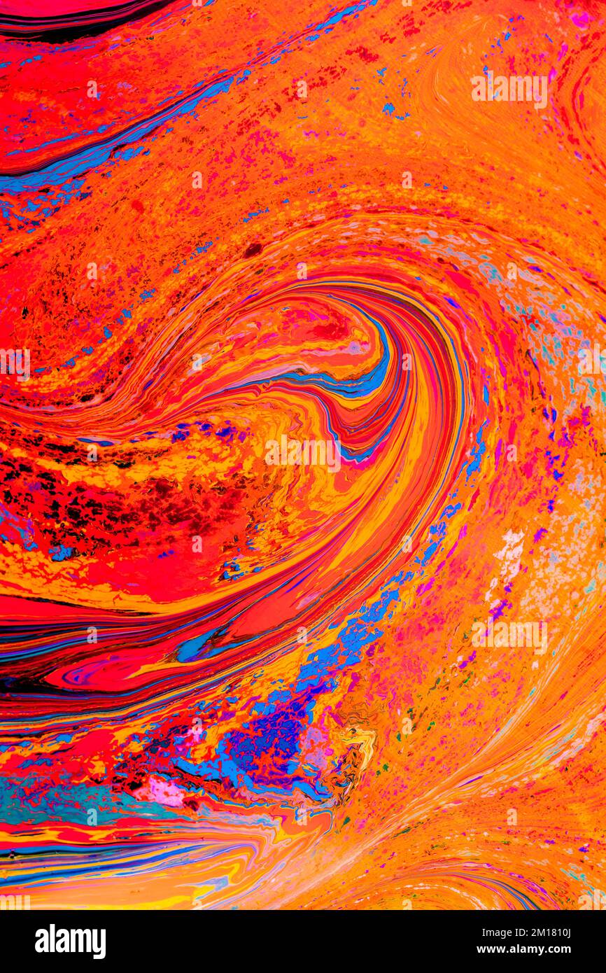 Traditional marbling artwork patterns as colorful abstract background ...