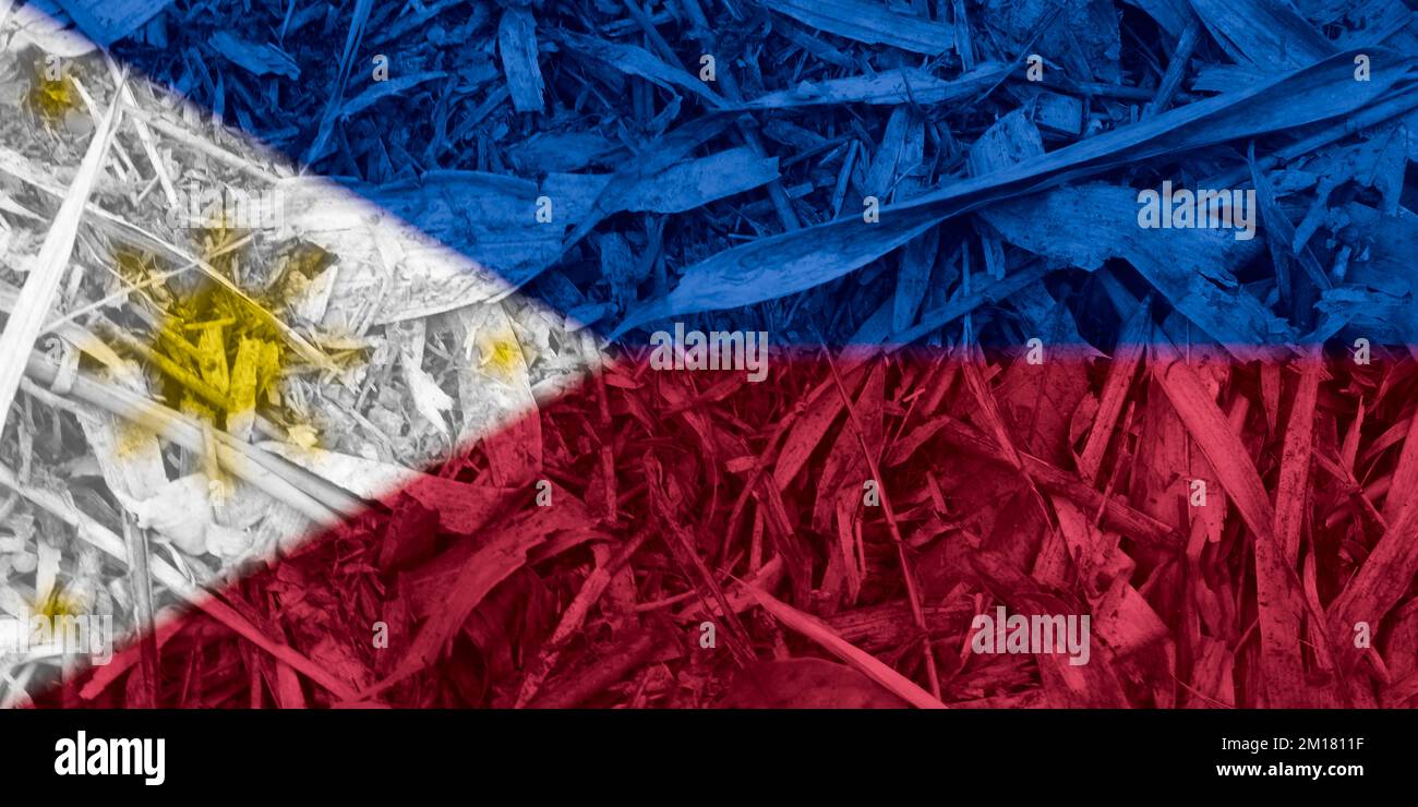 Philippine flag texture as background Stock Photo - Alamy