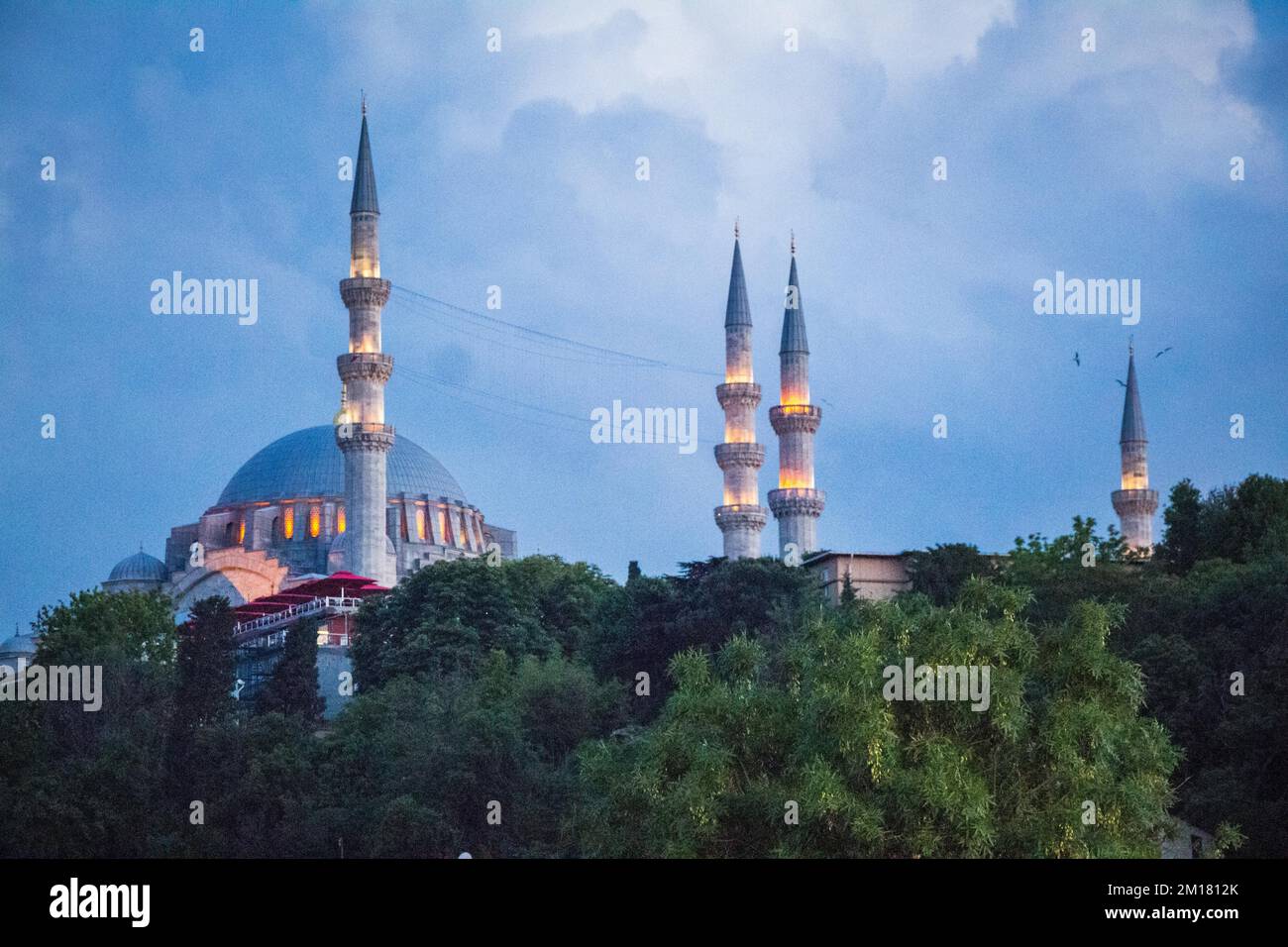 Outer view of Ottoman style mosque in Istanbul Stock Photo - Alamy