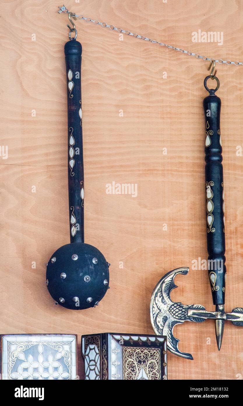 Ottoman style decorative mace as Medieval time weapon Stock Photo - Alamy