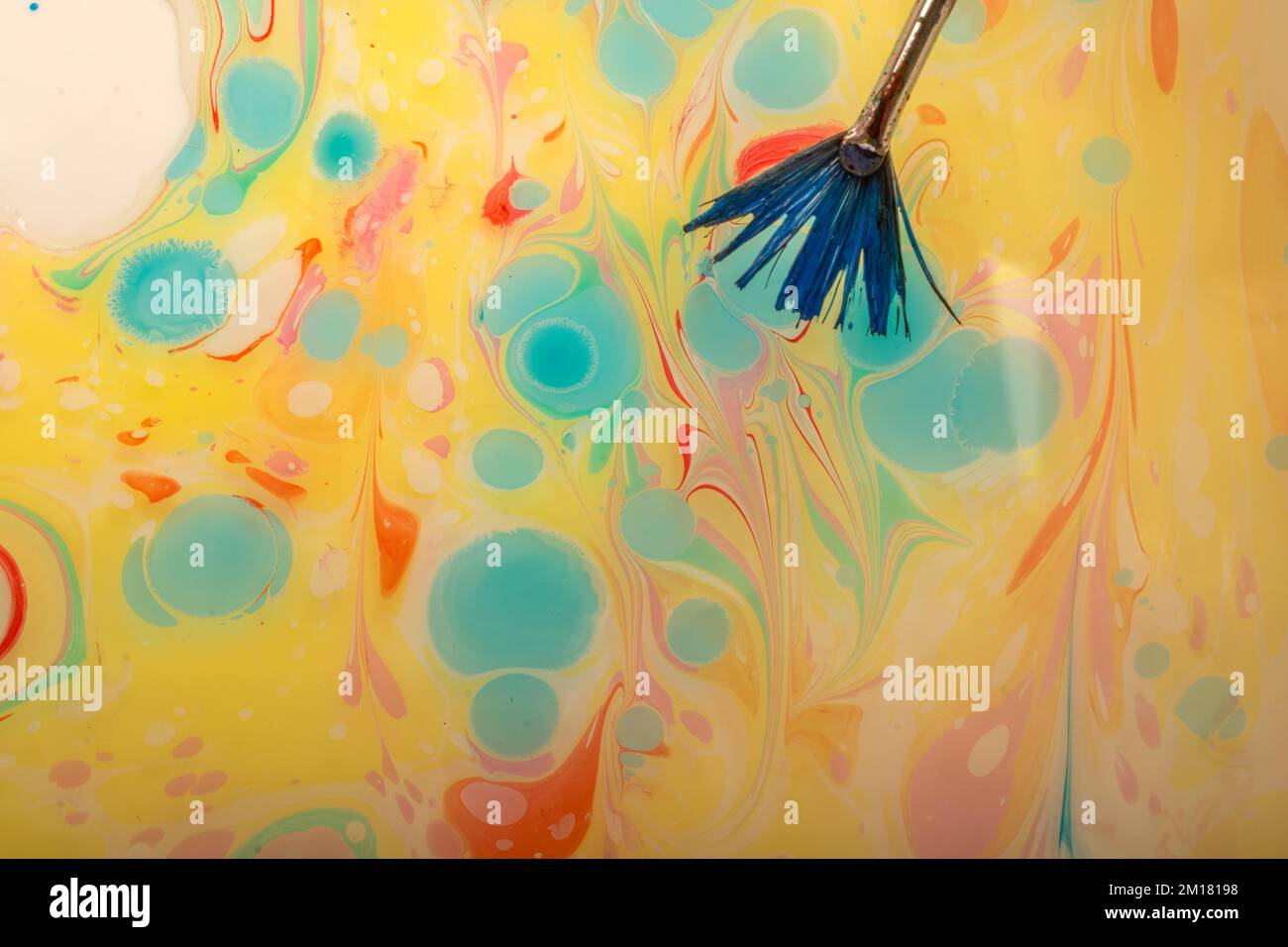 Grunge abstract paint patterns on colorful background Stock Photo - Alamy
