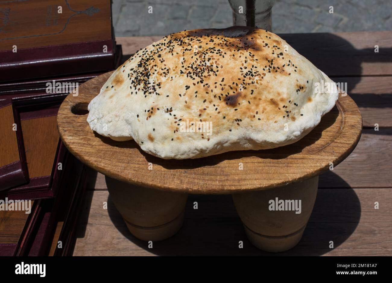 Traditional Turkish style made bread loaf Stock Photo - Alamy