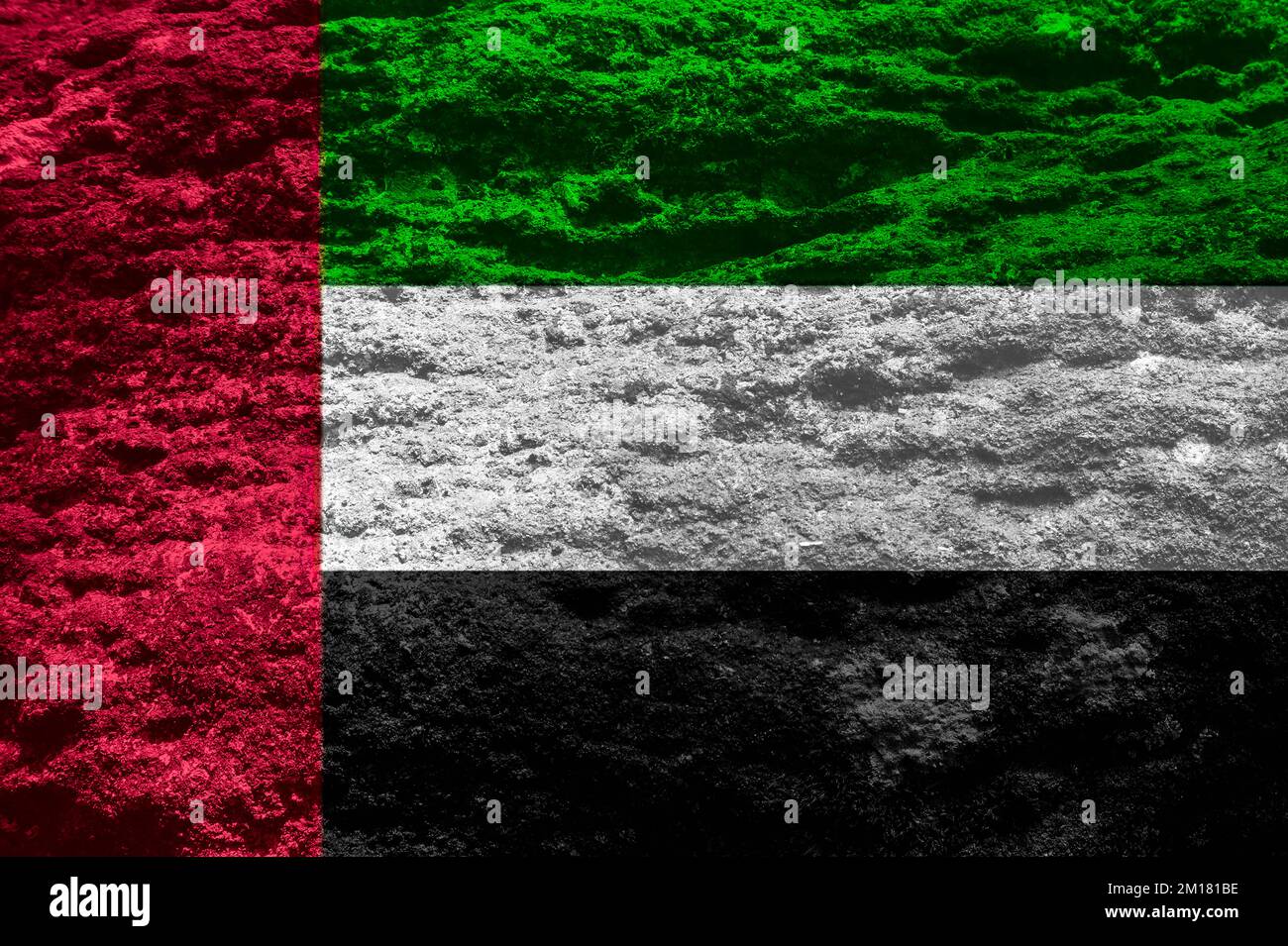 united arab emirates flag texture as background Stock Photo - Alamy