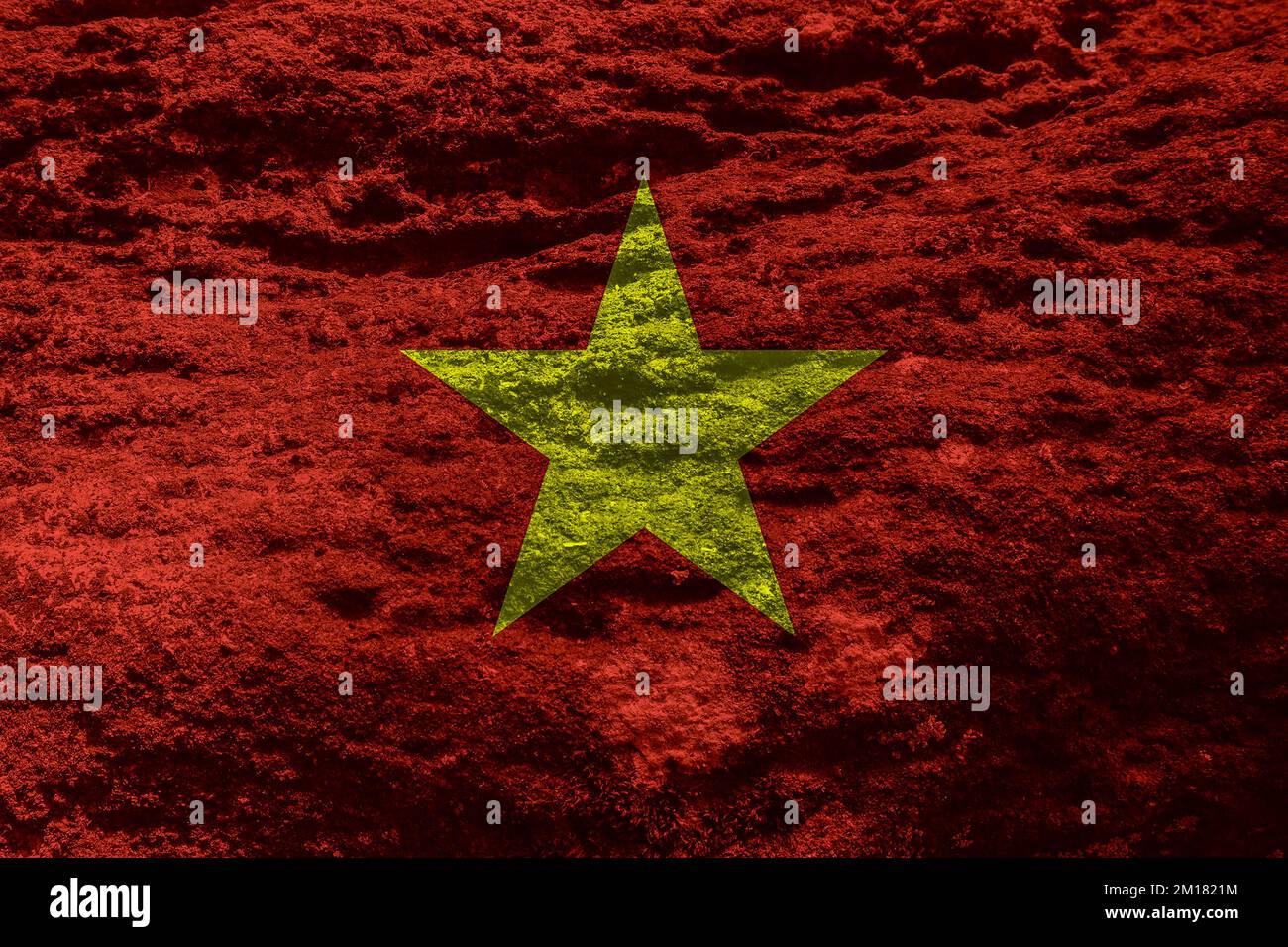 vietnam flag texture as background Stock Photo - Alamy