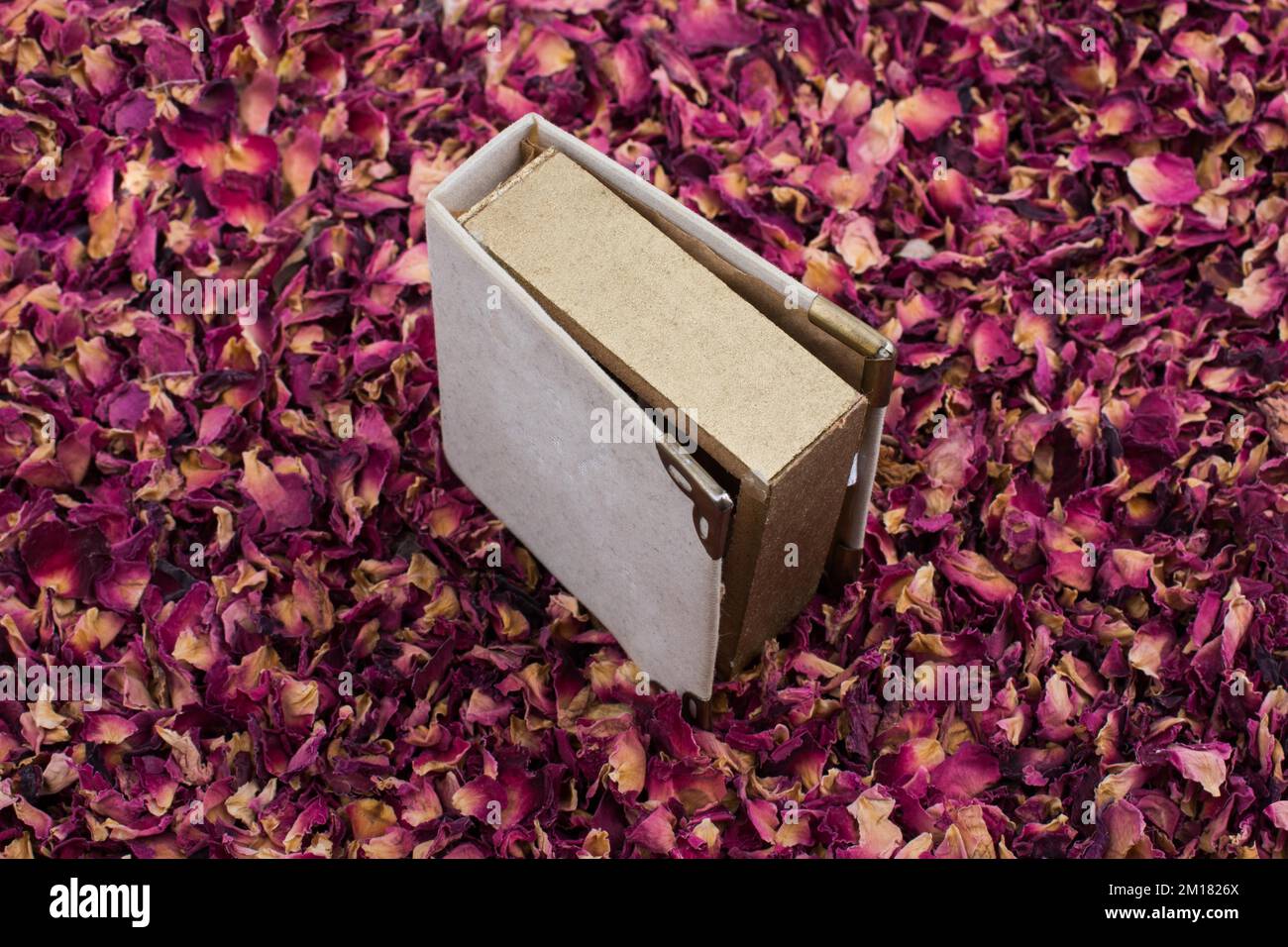 Background of dried rose petals as herbal tea Stock Photo - Alamy