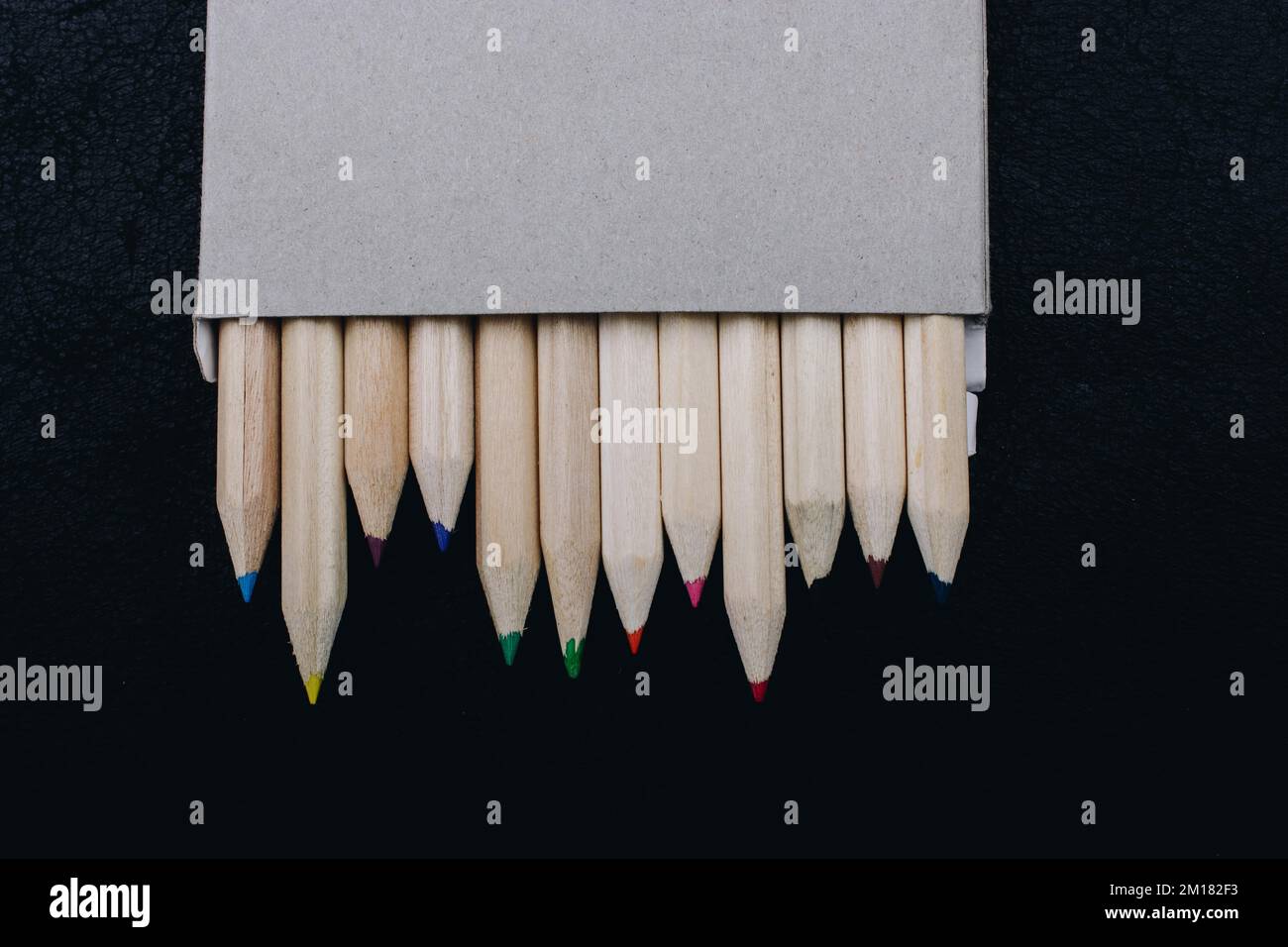 Variety of colors vector set of colored pencils. Drawing and painting ...
