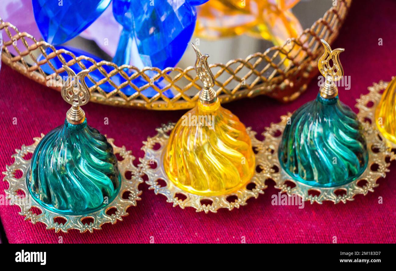 Ottoman Turkish antique kitchen utensils plate Stock Photo - Alamy
