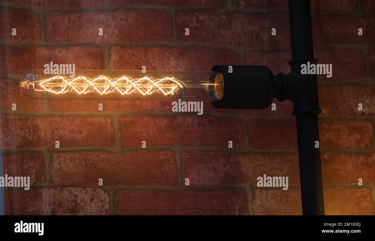 Decorative filament light bulb hi-res stock photography and images - Alamy